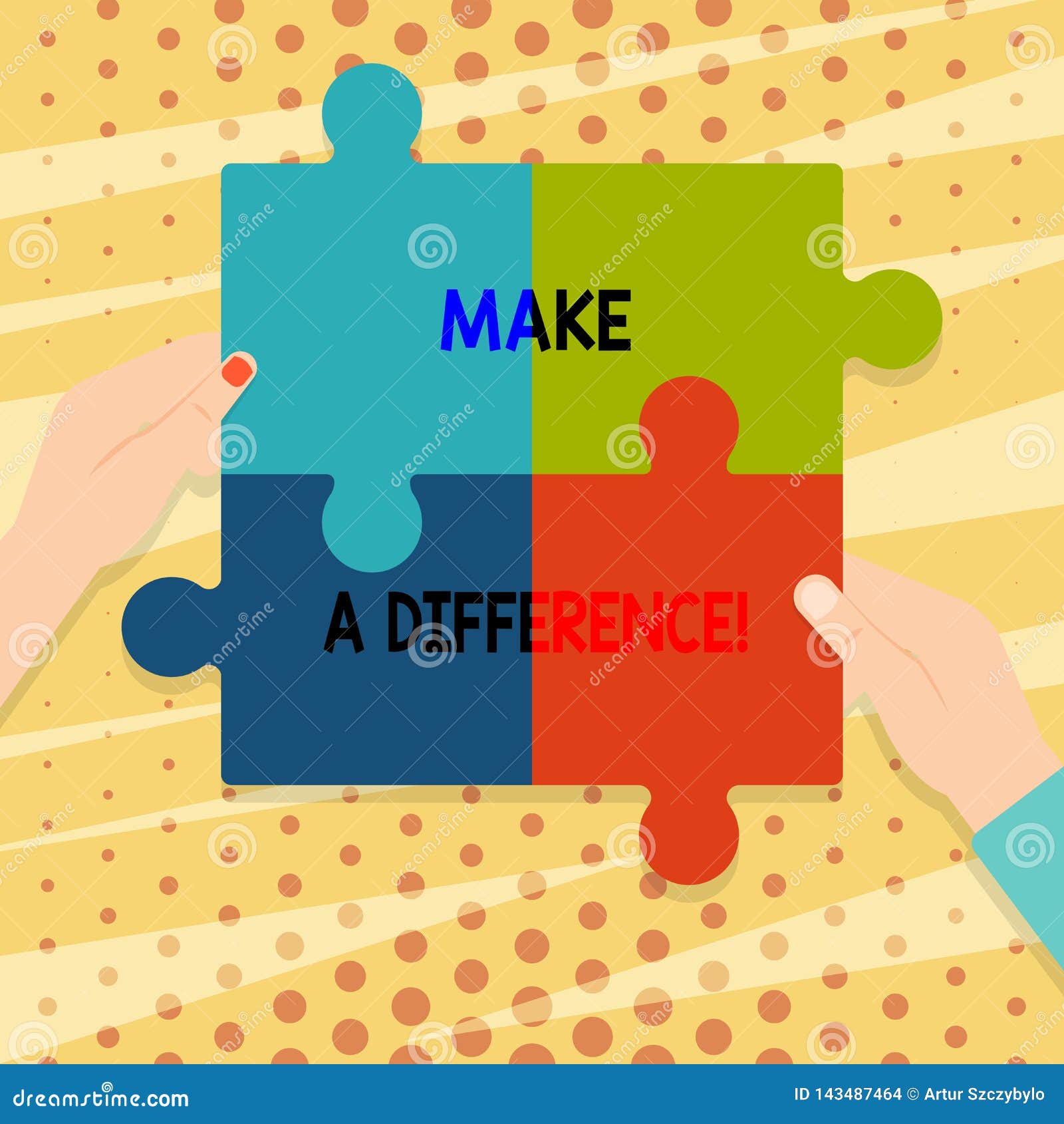 Handwriting Text Make a Difference. Concept Meaning Have Significant ...