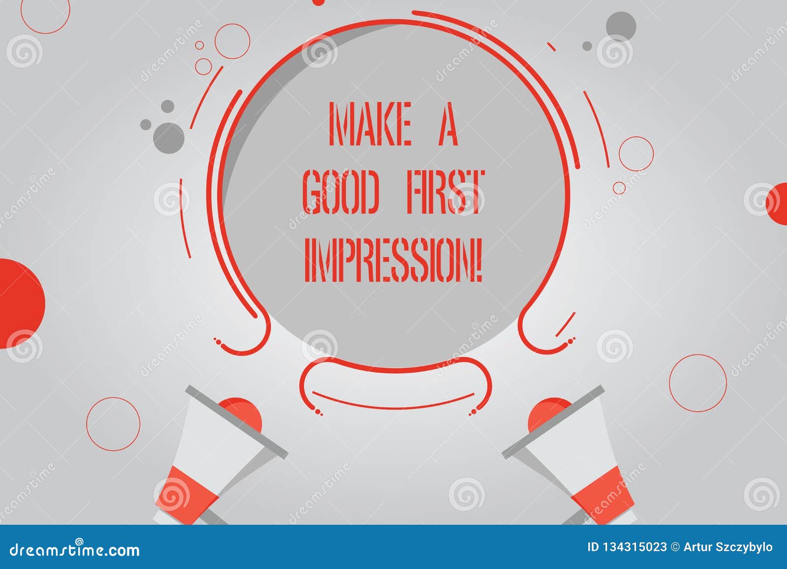 Handwriting Text Make a Good First Impression. Concept Meaning ...