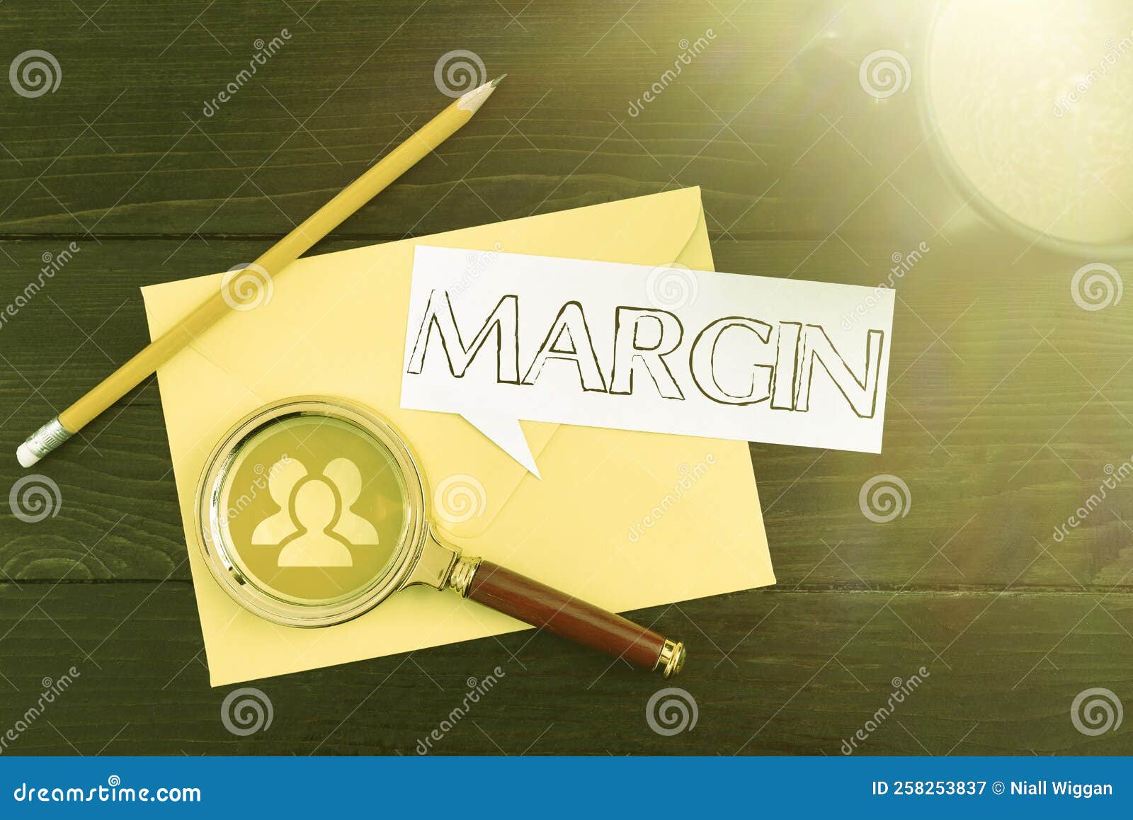 Handwriting Text Margin. Business Concept Extra Amount of Something ...