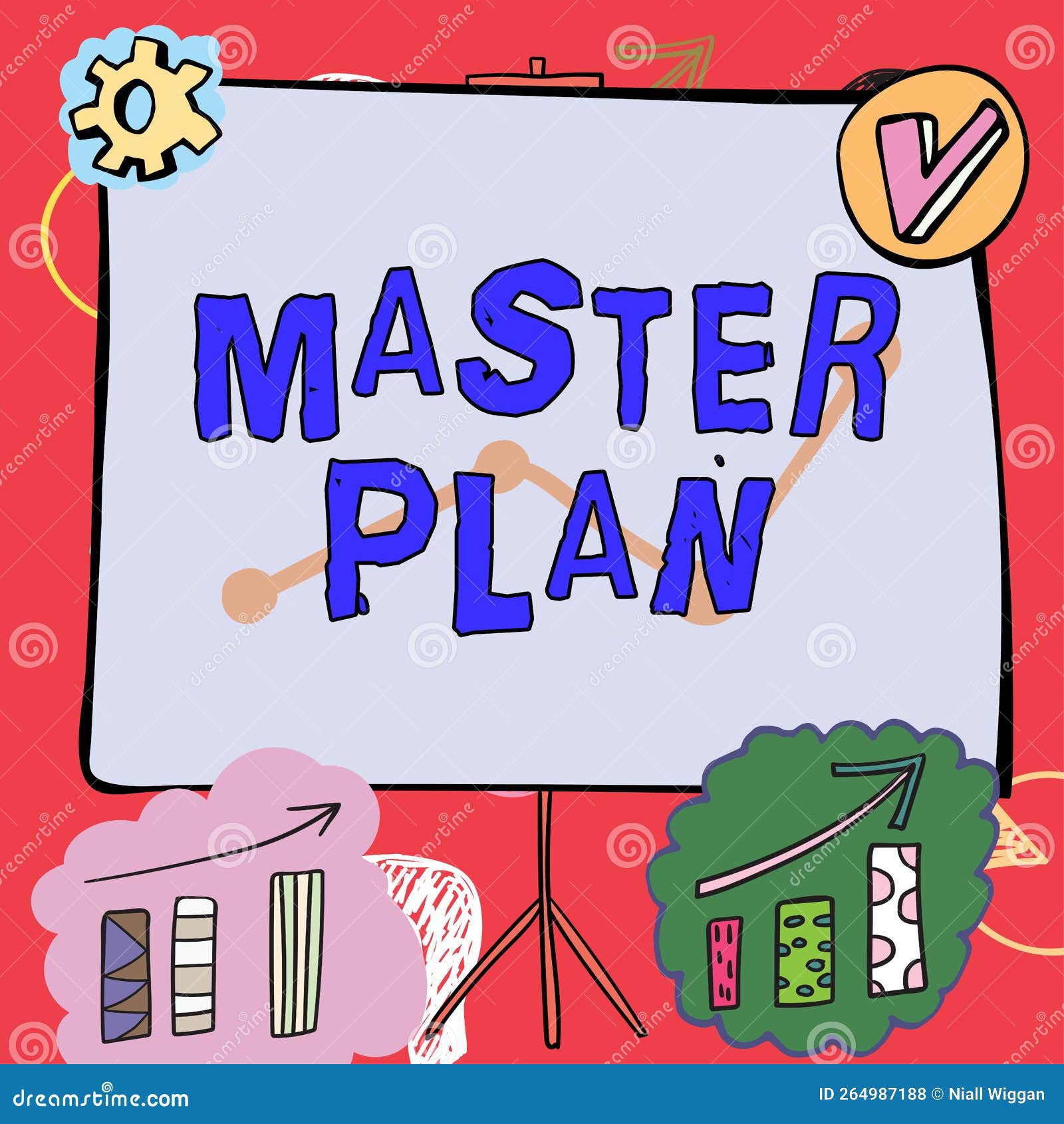 Text Showing Inspiration Master Plan. Business Approach Dynamic Long ...