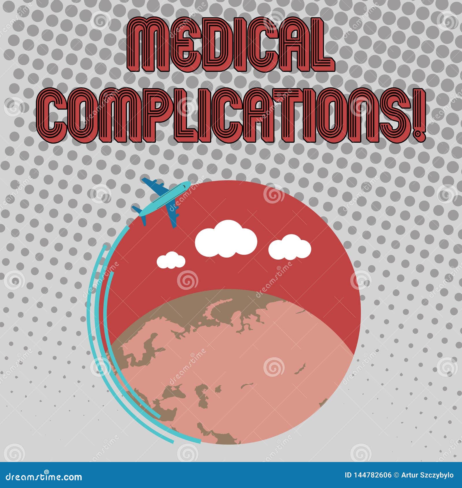 Handwriting Text Medical Complications. Concept Meaning Unfavorable ...