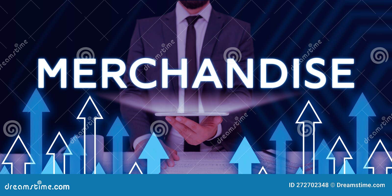 Handwriting Text Merchandise. Business Approach the Commodities or ...