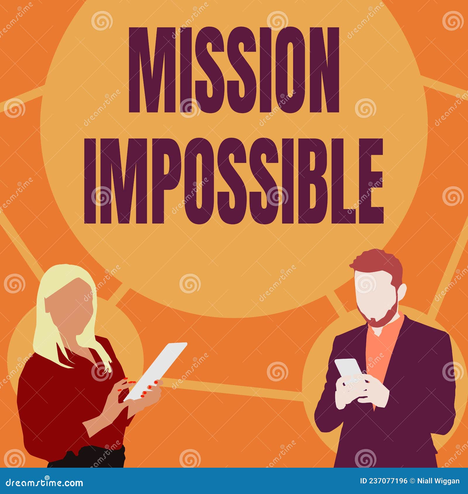 Handwriting Text Mission Impossible. Business Showcase Difficult ...