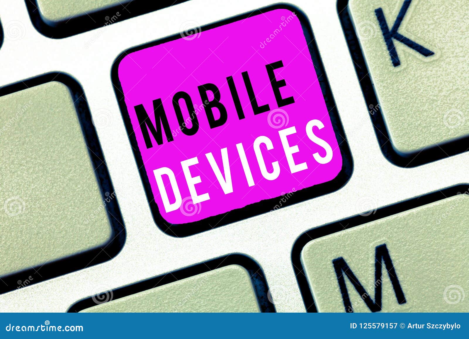 Handwriting Text Mobile Devices. Concept Meaning a Portable Computing ...