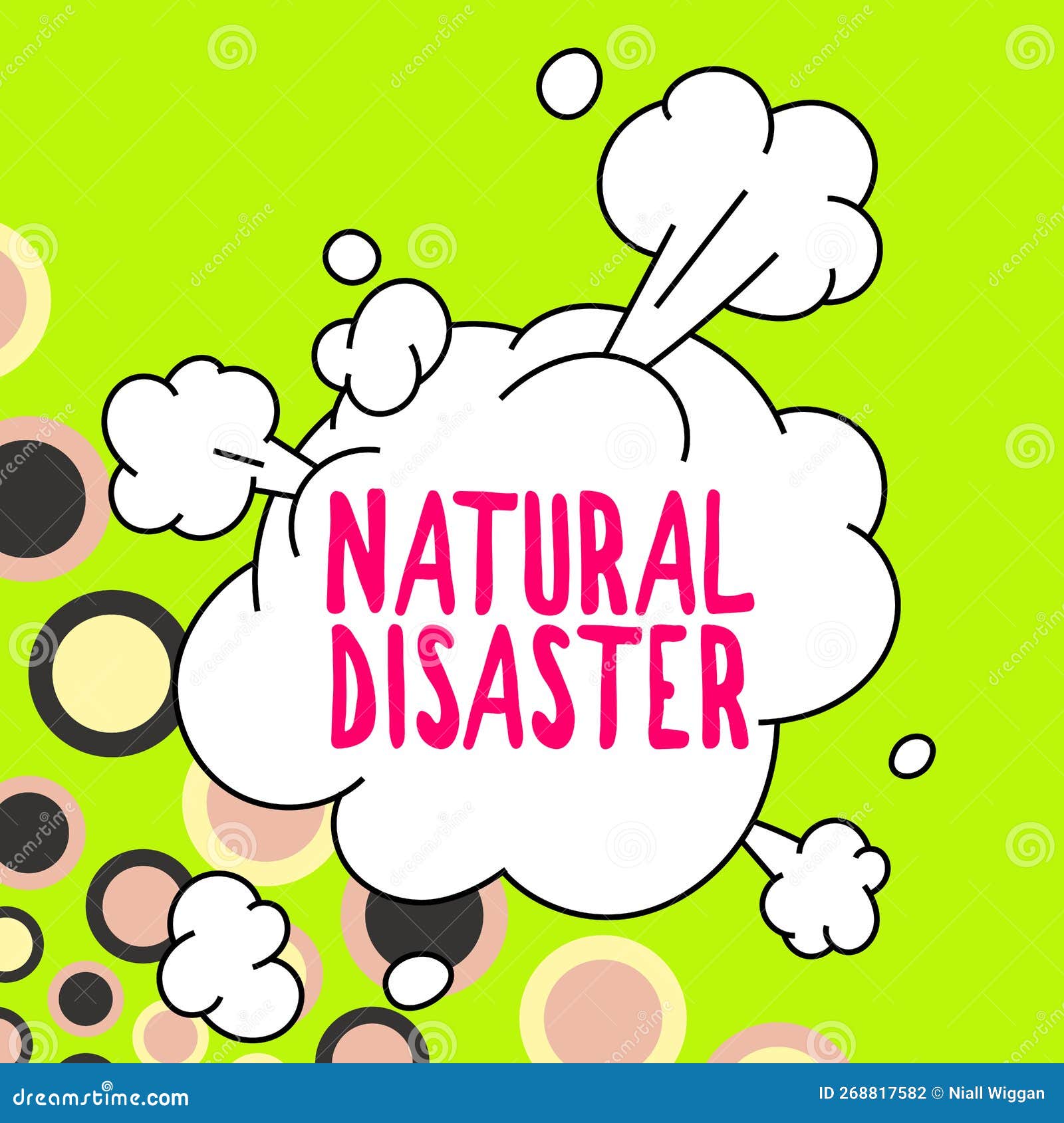 Handwriting Text Natural Disaster. Internet Concept Occurring in the ...