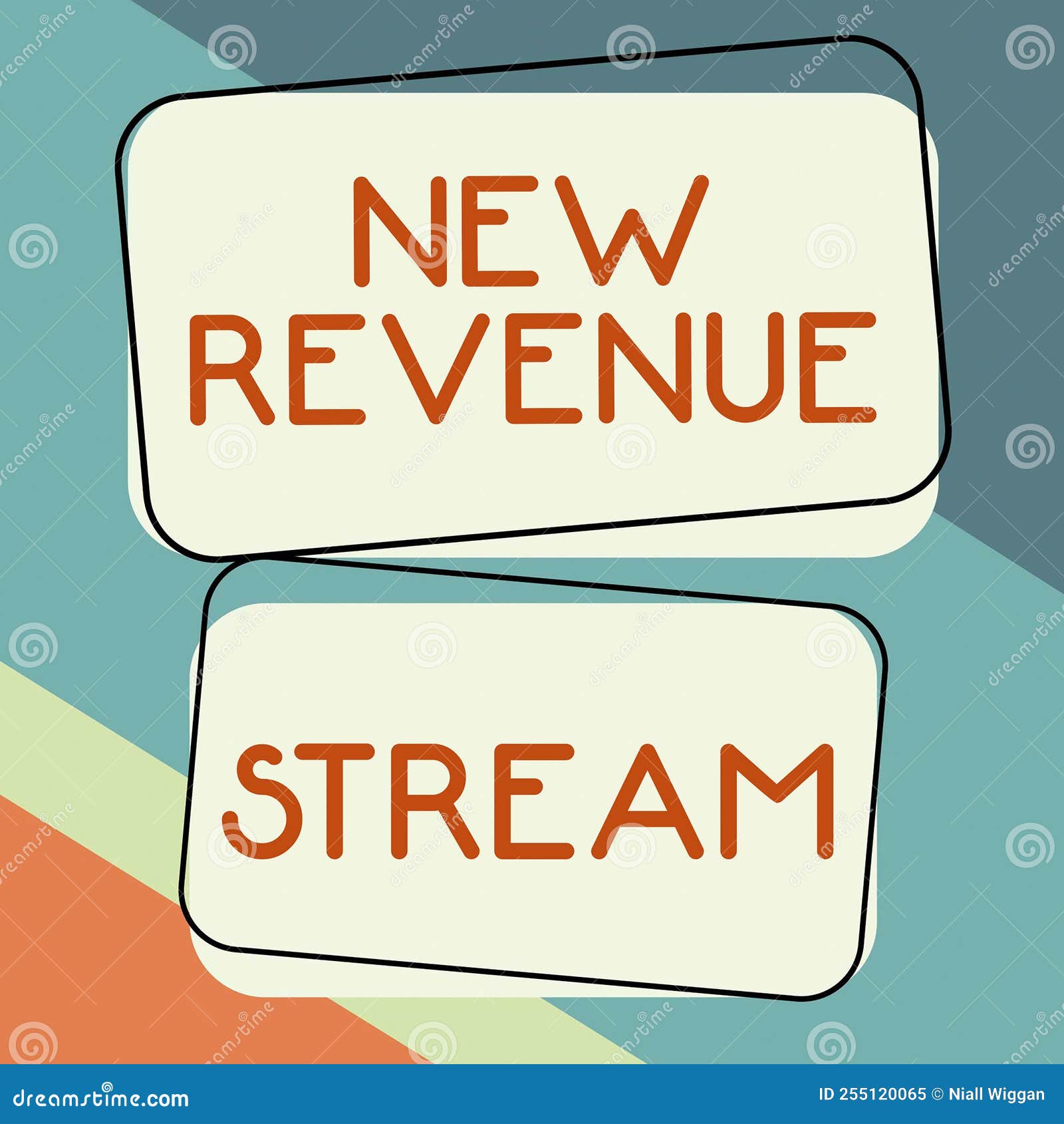 Text Showing Inspiration New Revenue StreamAdditional Enhanced Source ...