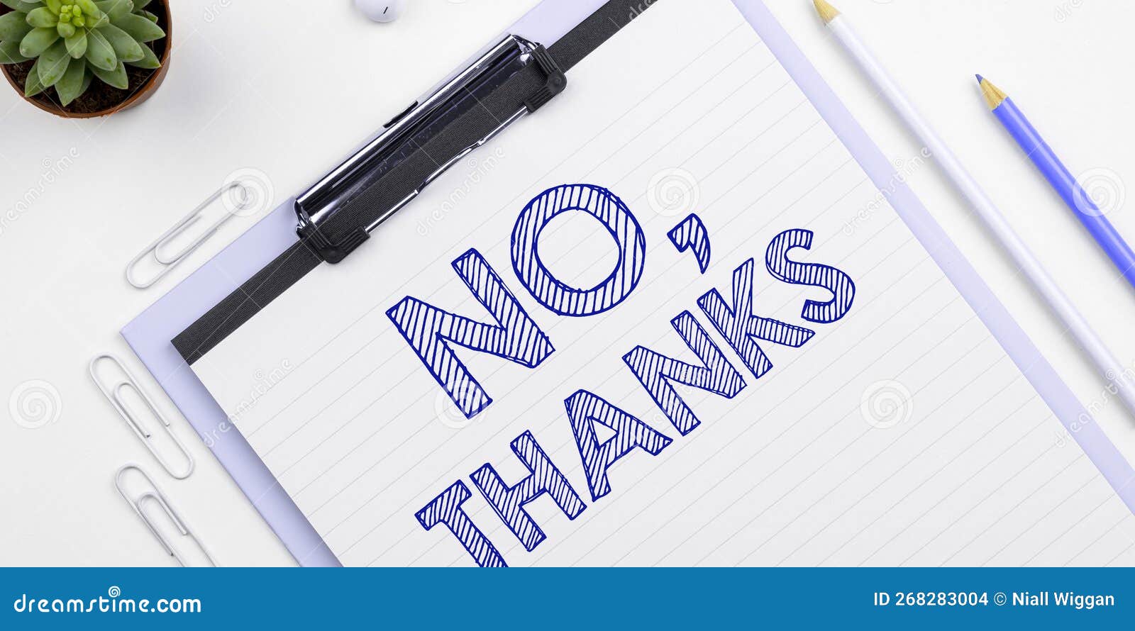 Writing Displaying Text No, Thanks. Business Idea Answering Question ...