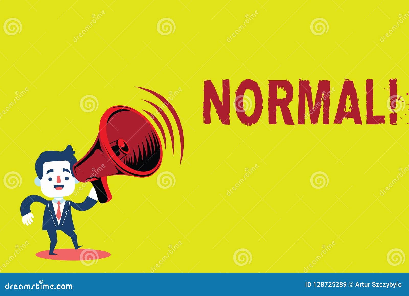 Handwriting Text Normal. Concept Meaning Conforming To a Standard Usual ...