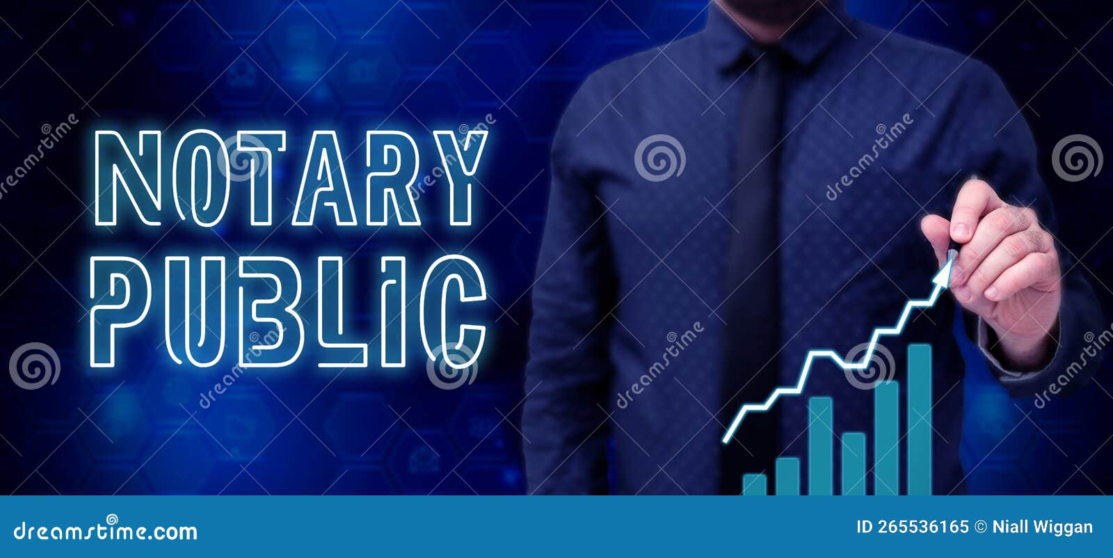 Handwriting Text Notary Public. Business Concept Legality Documentation ...