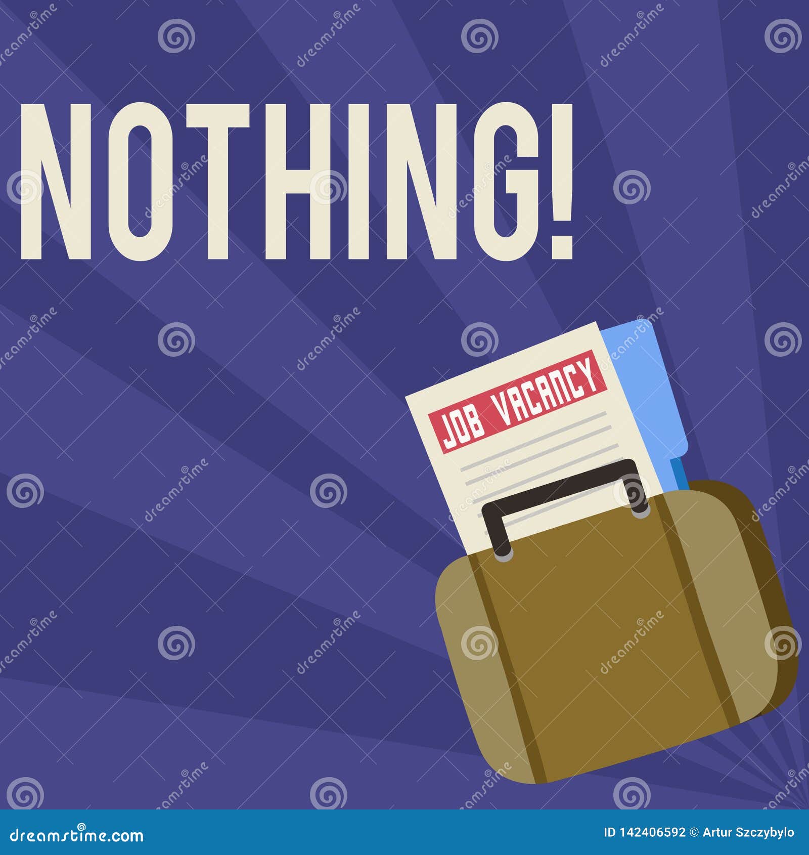 Handwriting Text Nothing. Concept Meaning Not Anything No Single Thing ...