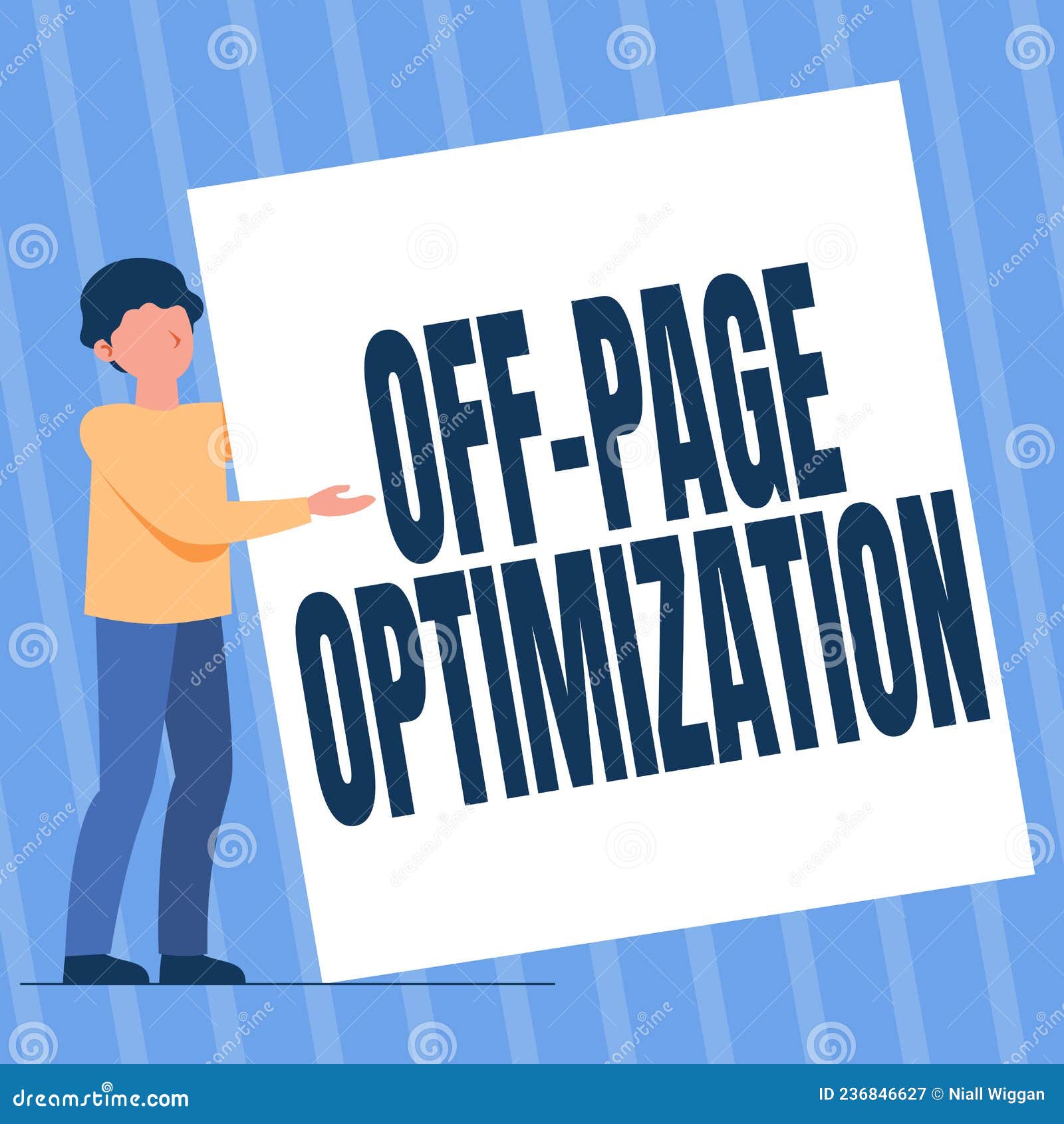 Handwriting Text Off Page Optimization. Conceptual Photo Website ...