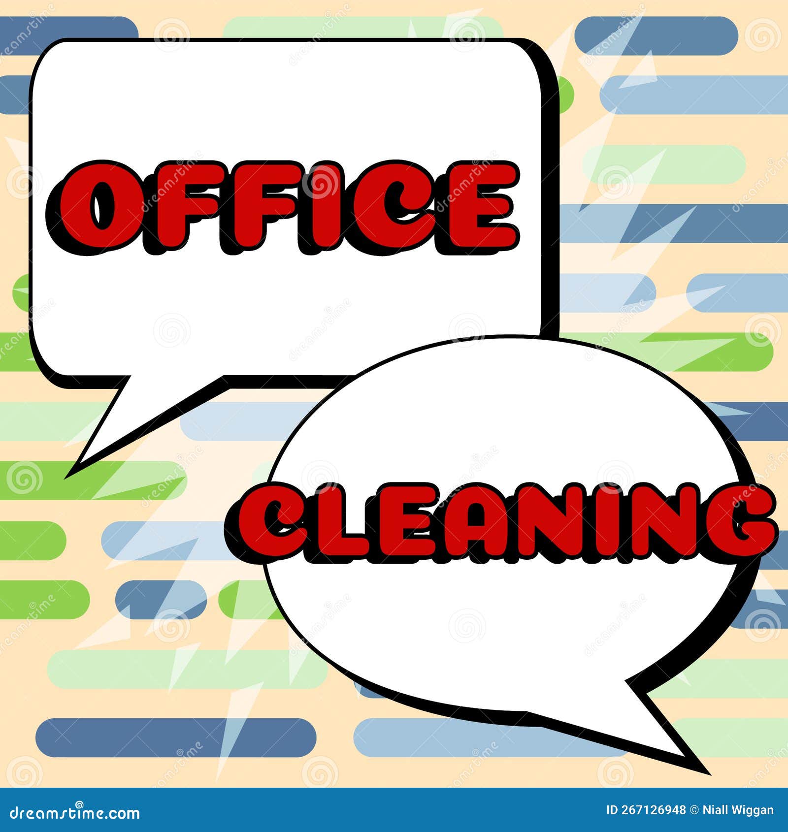 Handwriting Text Office Cleaning. Word for the Action or Process of ...