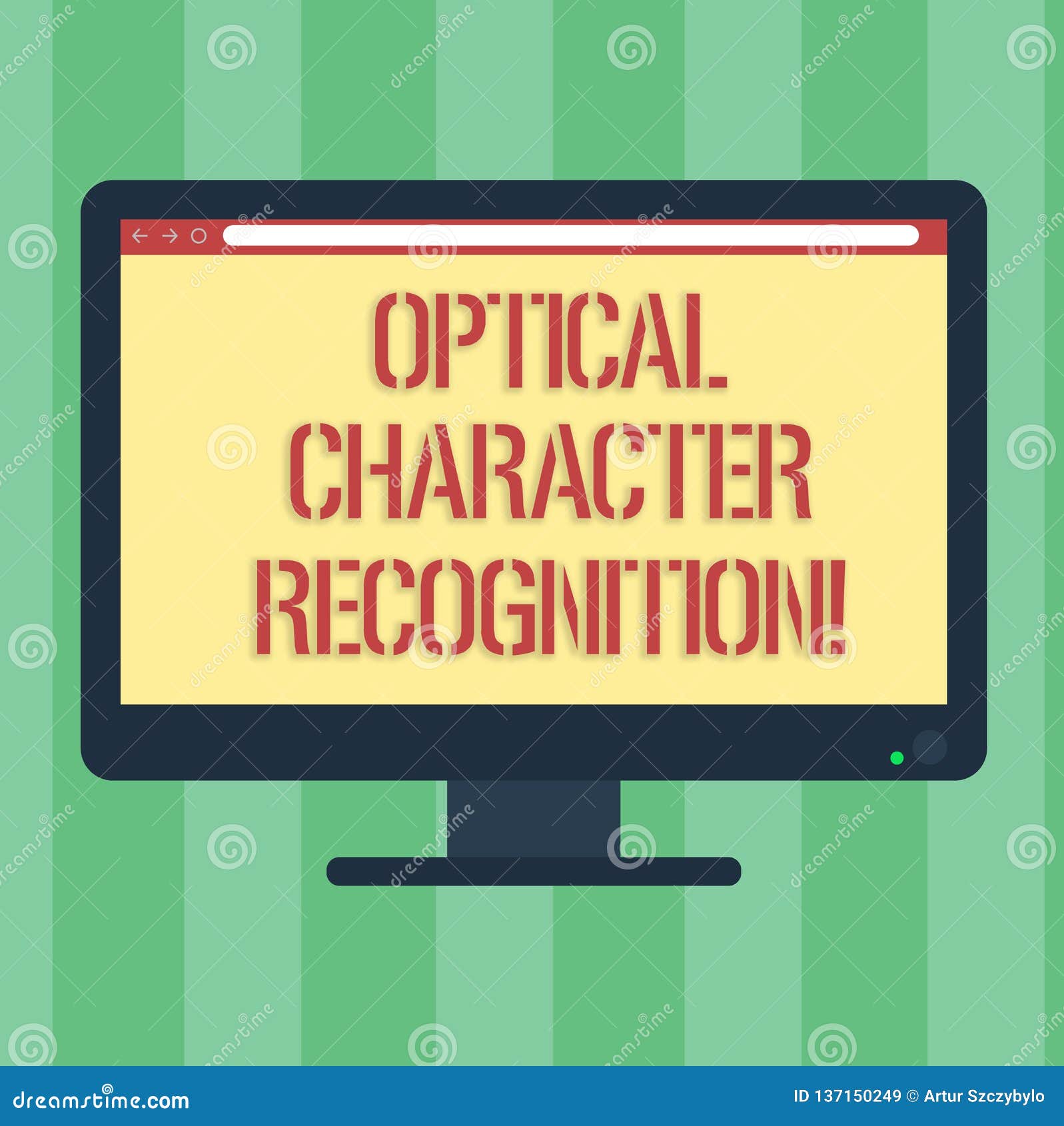 OCR - Optical Character Recognition Acronym, Technology Concept ...