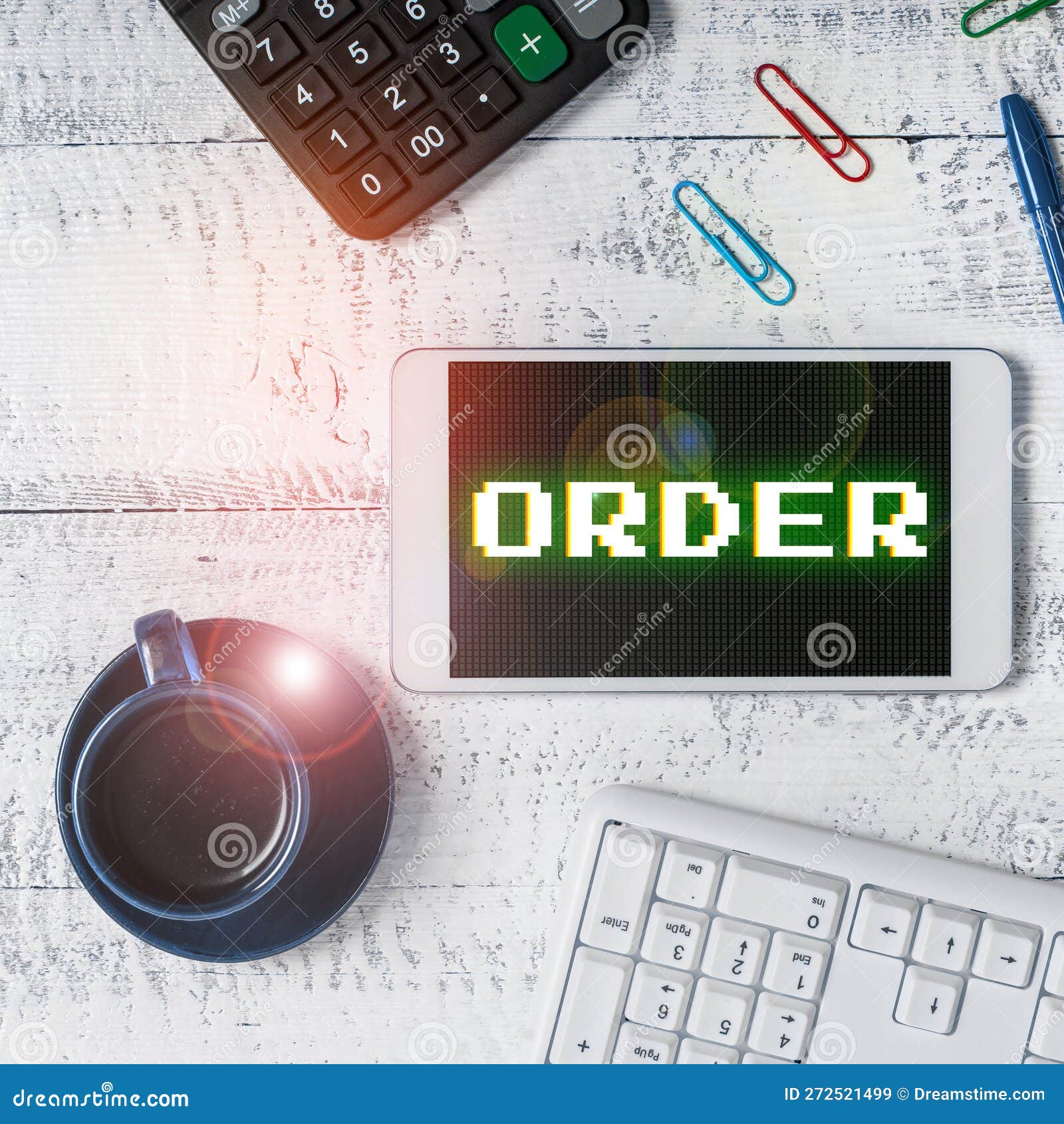 Handwriting Text Order. Business Overview Arrangement of People or ...