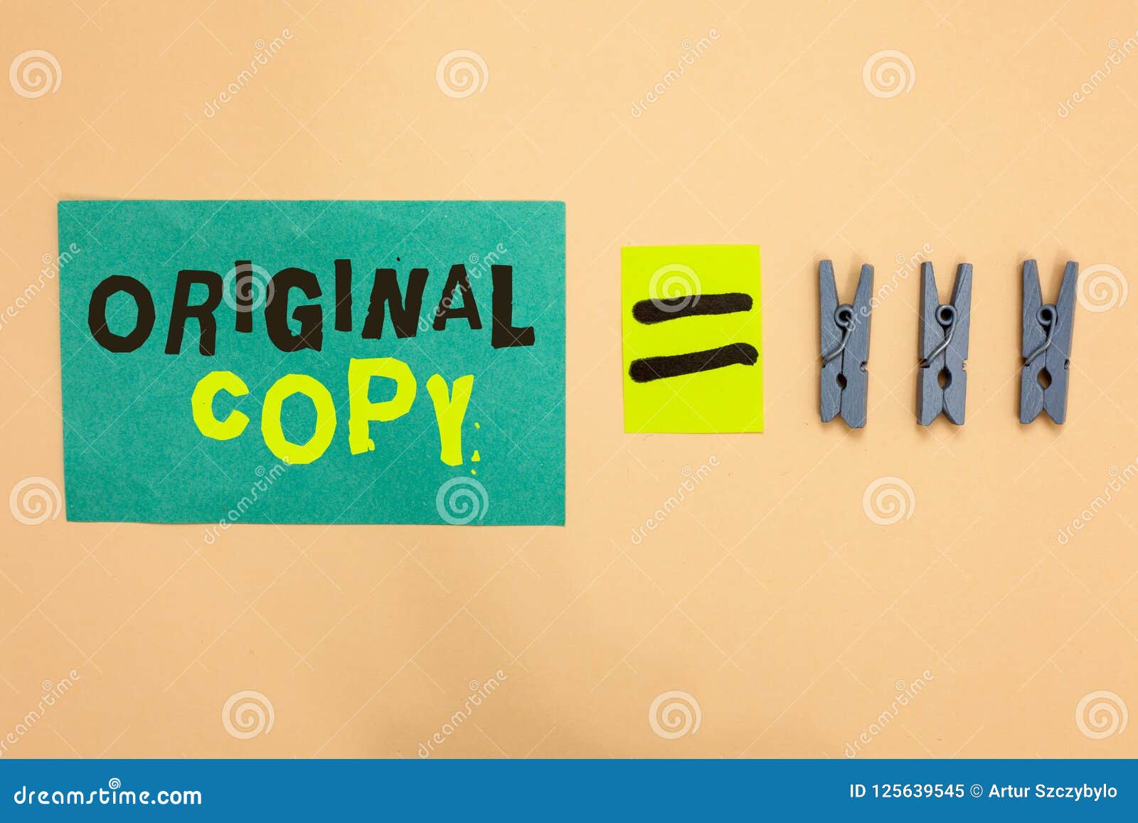 Handwriting Text Original Copy. Concept Meaning Main Script Unprinted ...