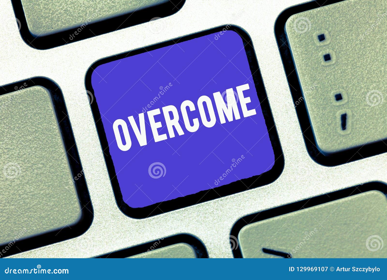 Handwriting Text Overcome. Concept Meaning Succeed in Dealing with ...