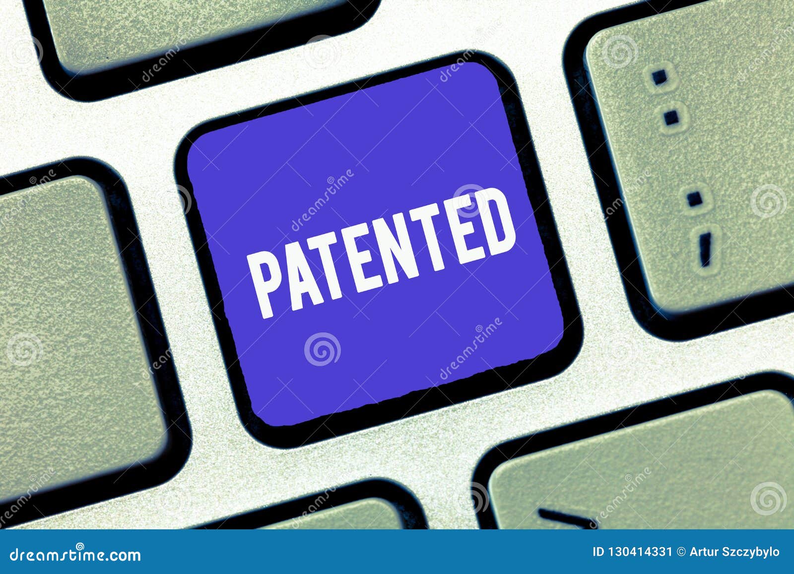 Handwriting Text Patented. Concept Meaning Invention or Process ...