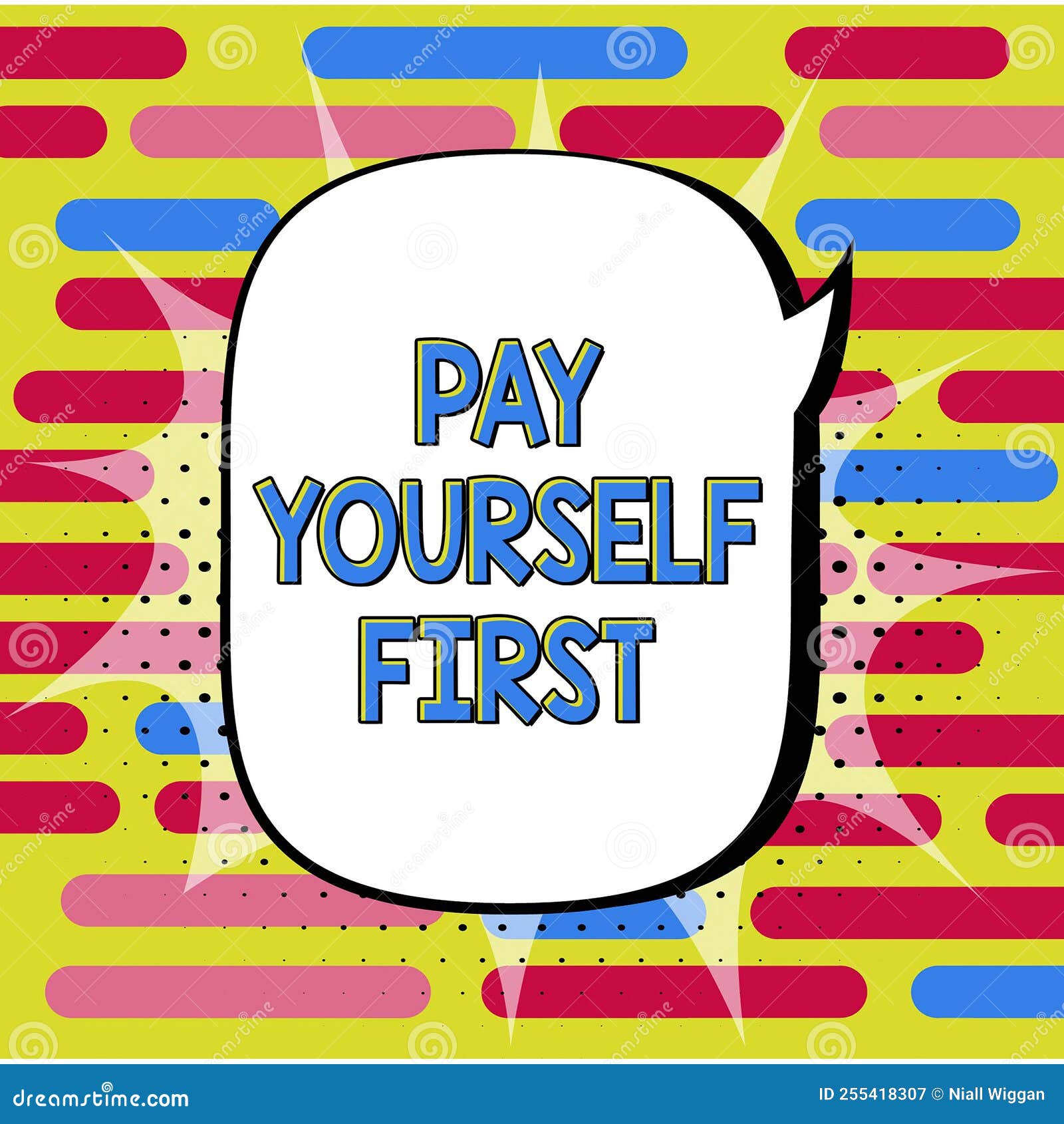 Handwriting Text Pay Yourself First. Business Showcase Saving for ...