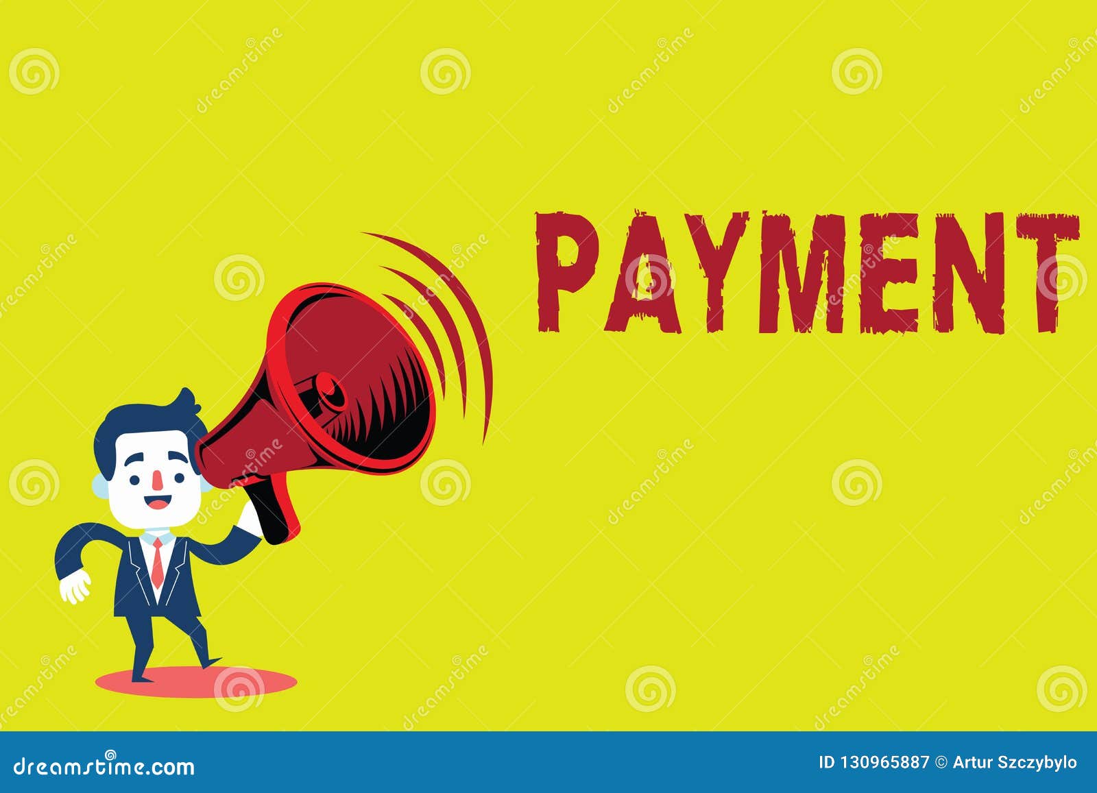 Handwriting Text Payment. Concept Meaning Process of Paying Someone or ...