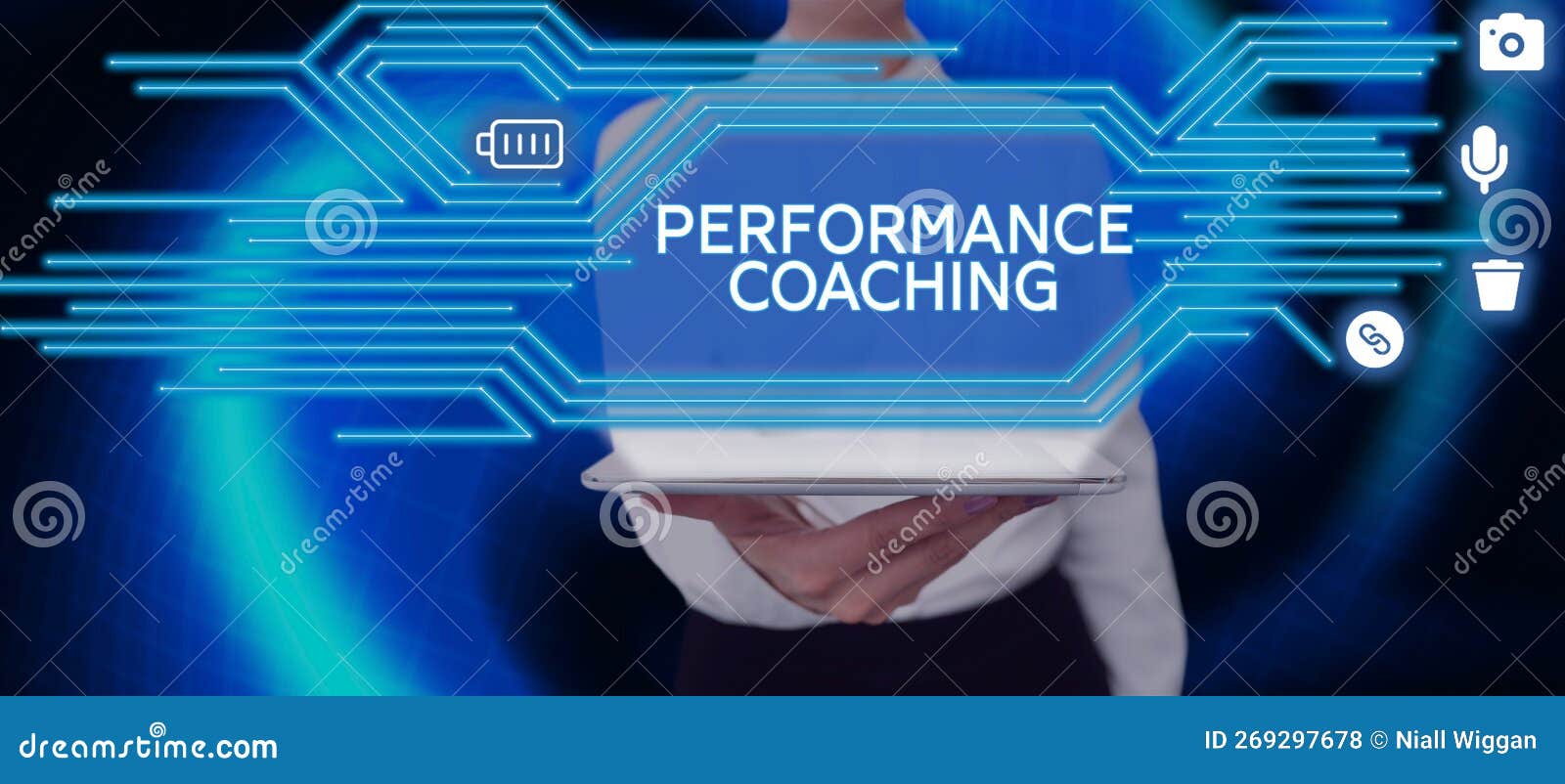 Writing Displaying Text Performance Coaching. Business Concept ...