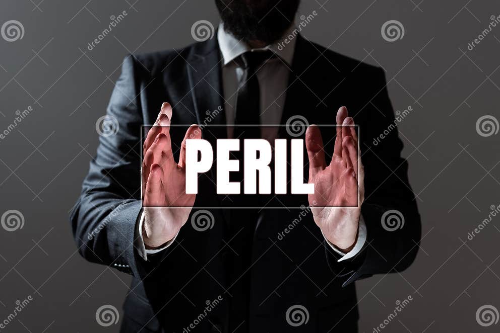Handwriting Text Peril. Concept Meaning Indicates Something Extremely ... Handwriting Text Peril. Concept Meaning Indicates Something Extremely ...