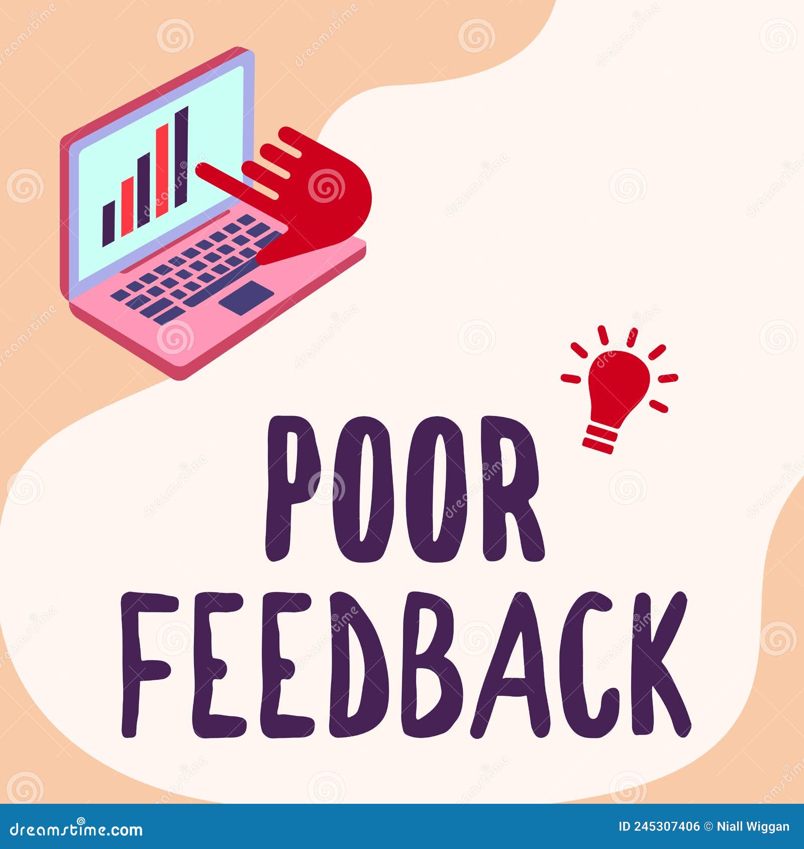 Conceptual Display Poor Feedback. Word Written on a Response or ...