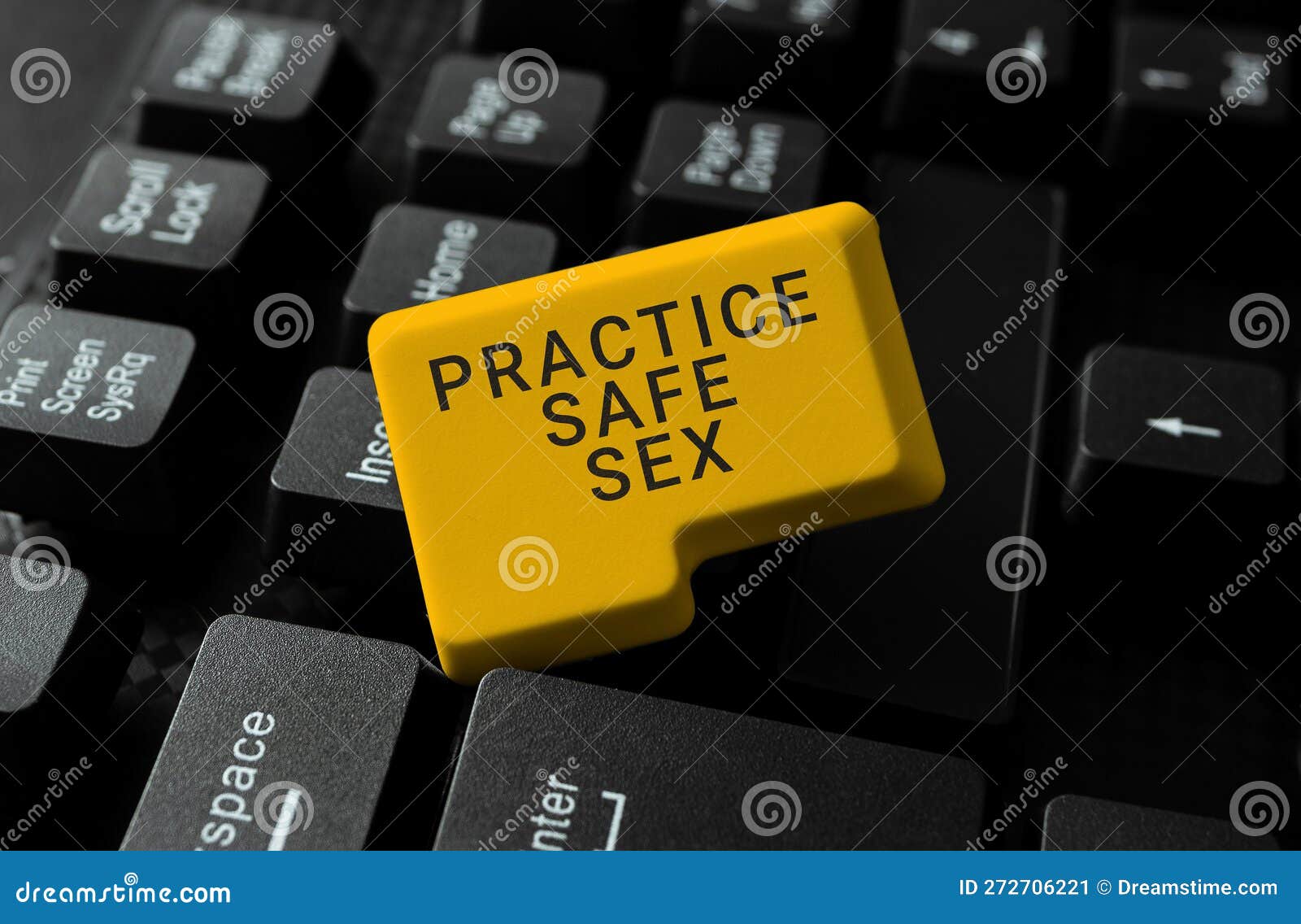 Handwriting Text Practice Safe Sex Business Showcase Intercourse In