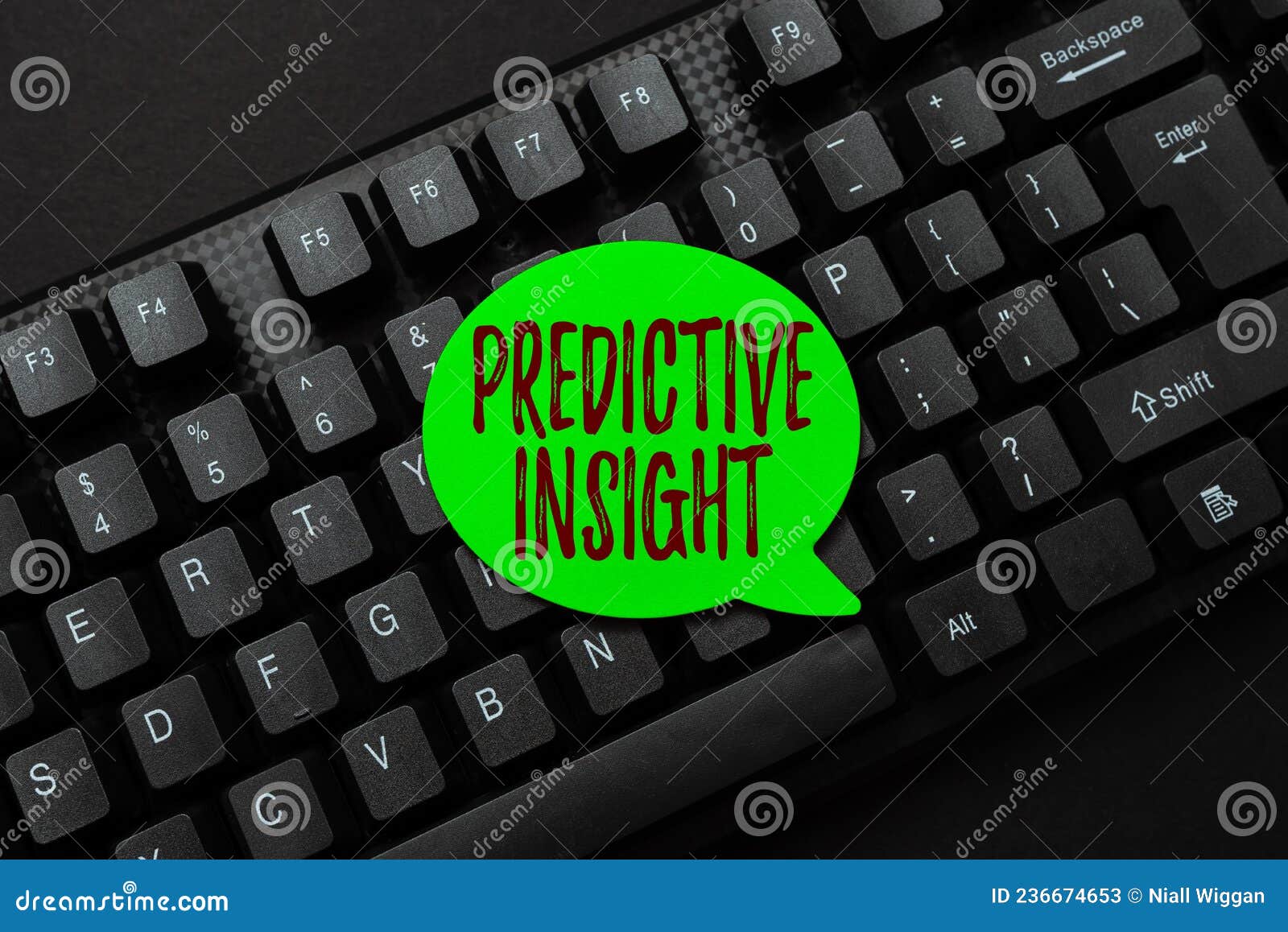 Handwriting Text Predictive Insight. Internet Concept Proactive Fault ...