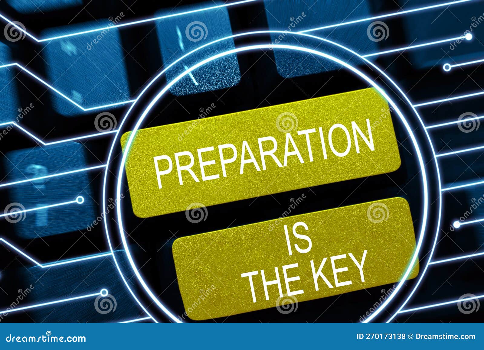 Handwriting Text Preparation is the Key. Conceptual Photo Action of ...