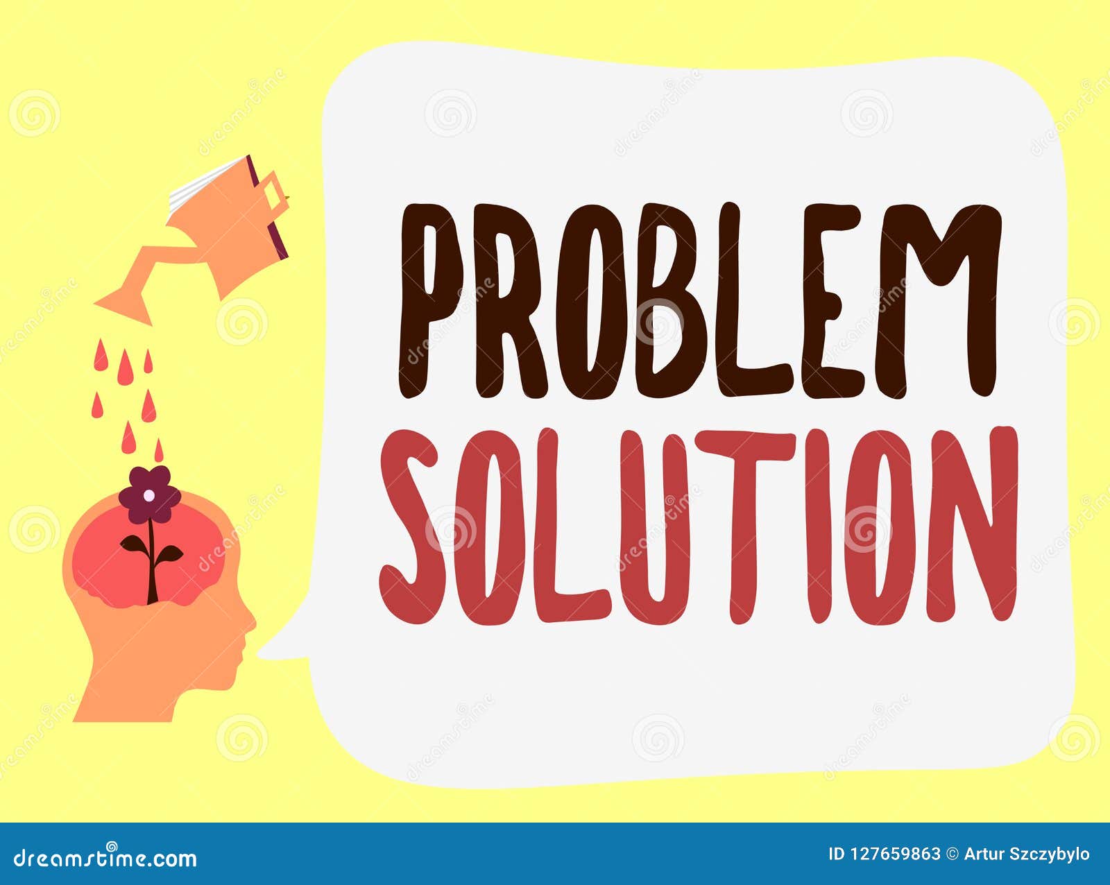Handwriting Text Problem Solution Concept Meaning Solving Consists Of Using Generic Methods In