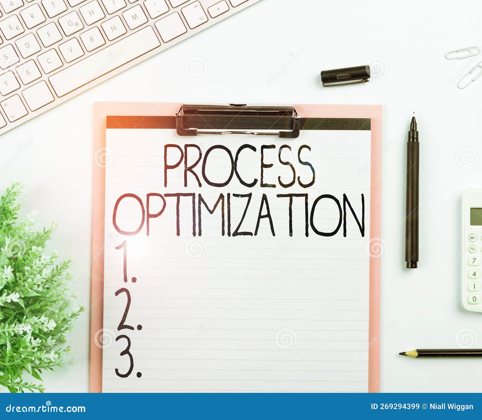 Text Showing Inspiration Process Optimization. Business Idea Improve ...