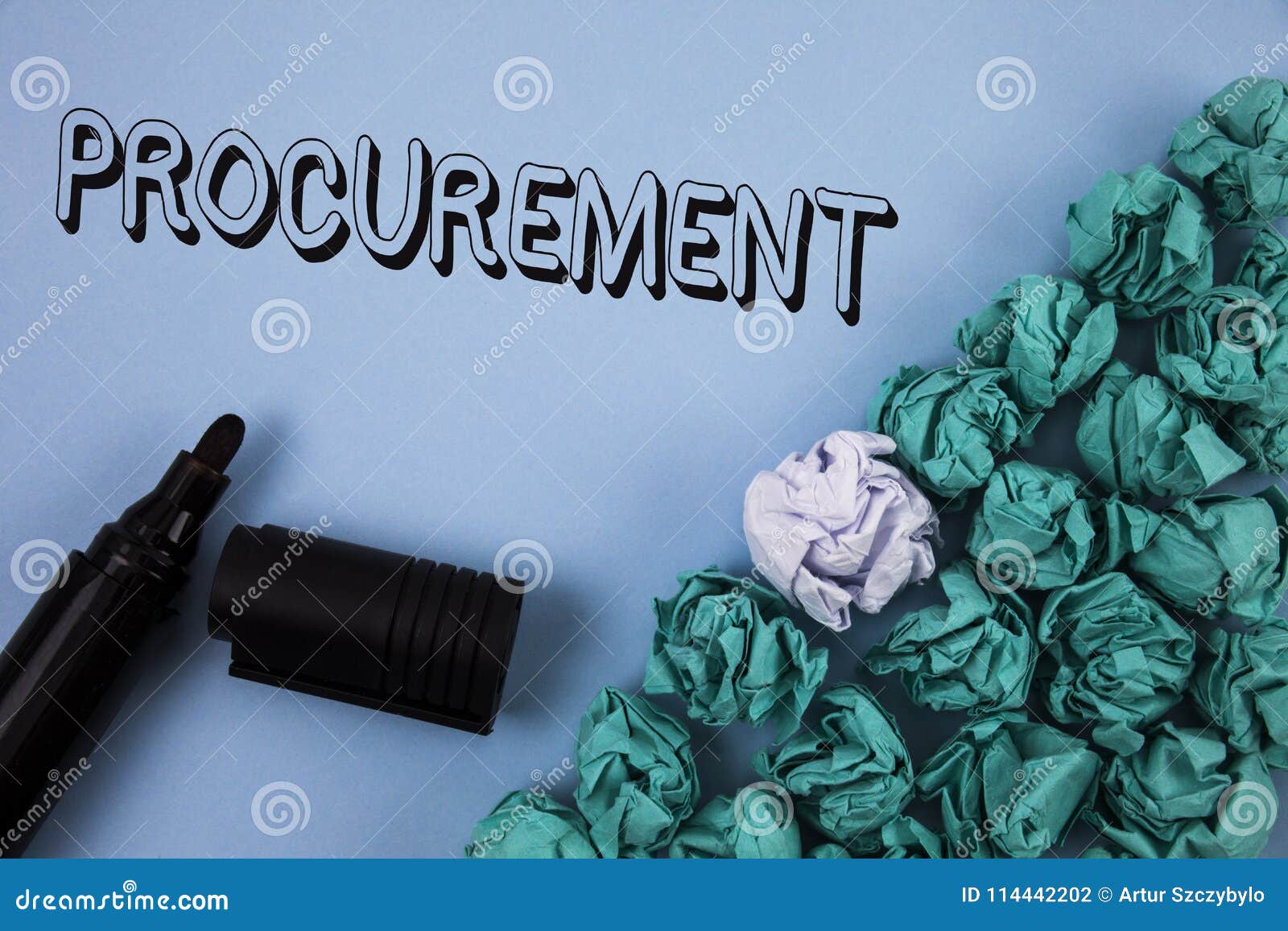 Handwriting Text Procurement. Concept Meaning Obtaining Procuring ...