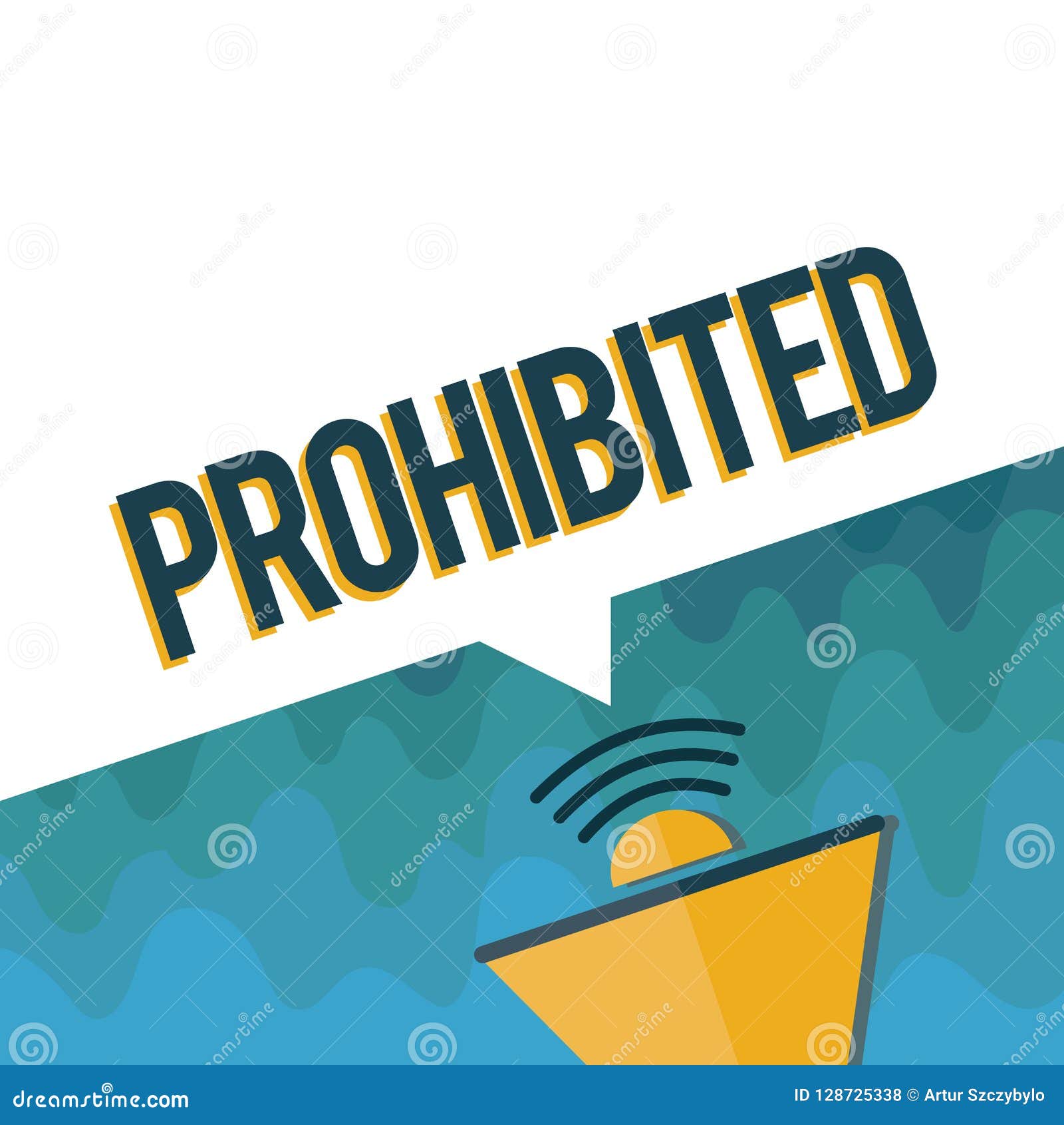 Handwriting Text Prohibited. Concept Meaning Something that Has Been ...