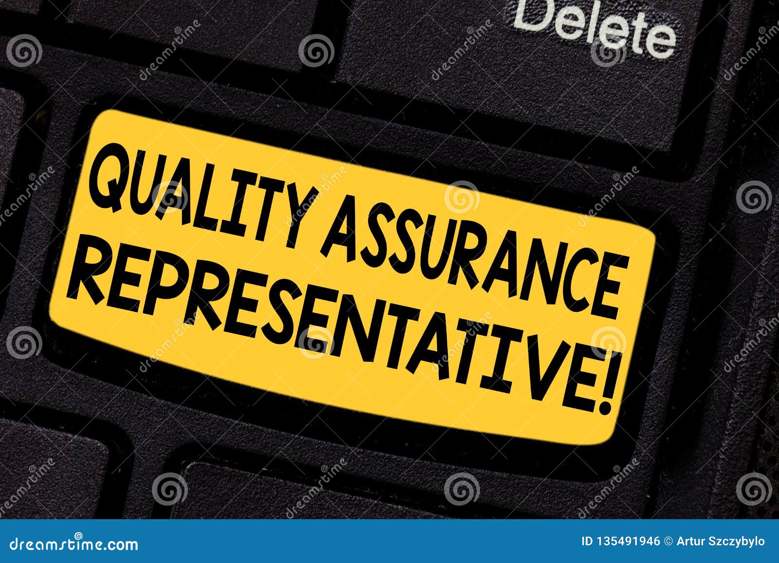 Handwriting Text Quality Assurance Representative. Concept Meaning ...