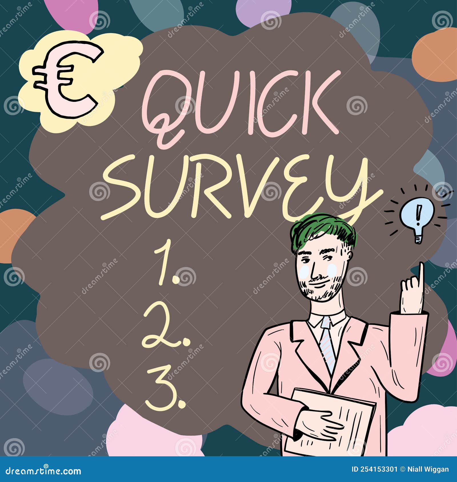 Handwriting Text Quick Survey. Word Written on Conduct Fast Check on ...