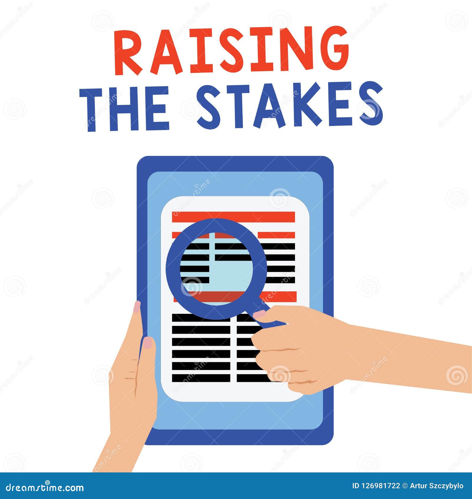Handwriting Text Raising the Stakes. Concept Meaning Increase the Bid ... Handwriting Text Raising the Stakes. Concept Meaning Increase the Bid ...