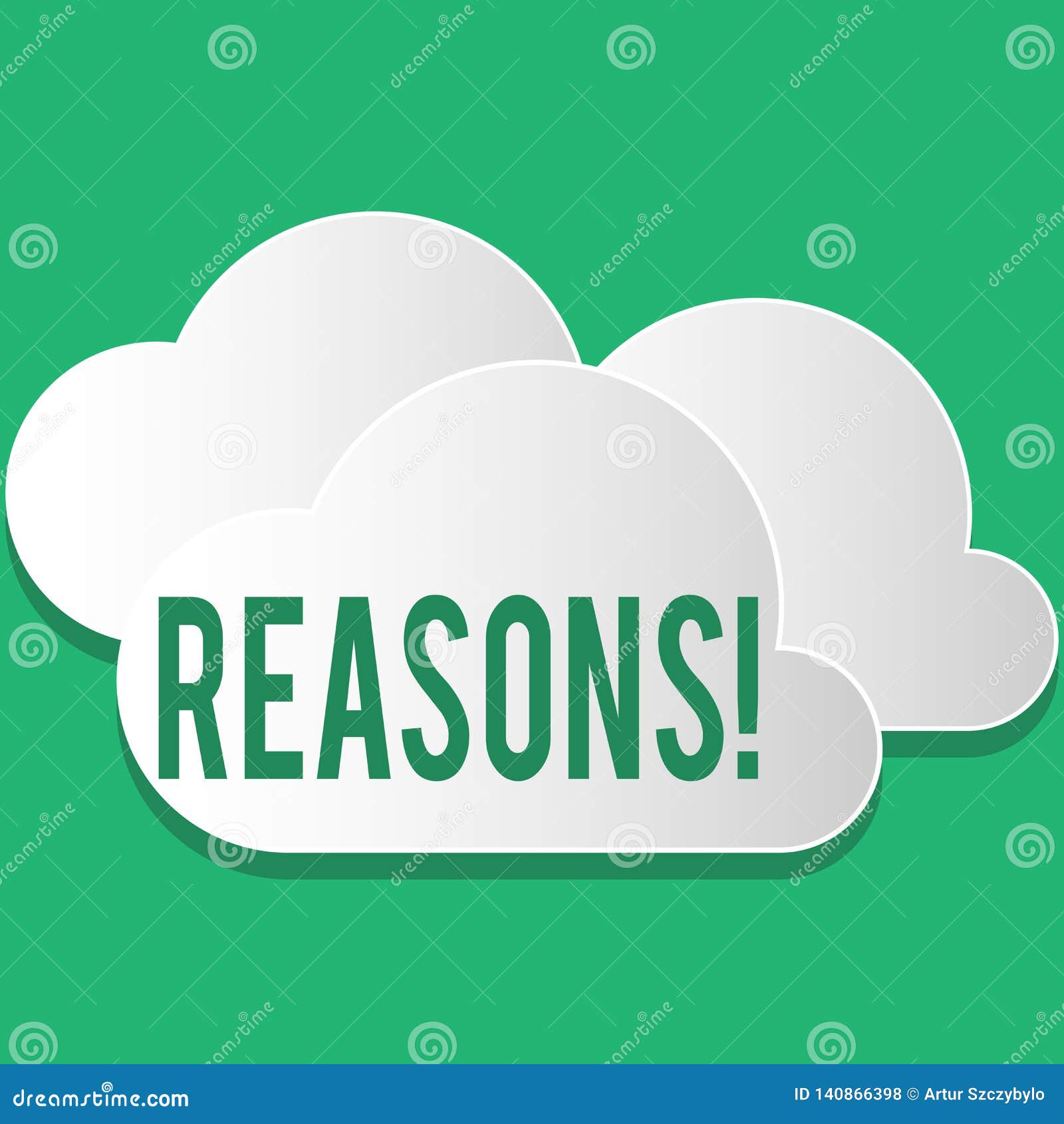 Handwriting Text Reasons. Concept Meaning Causes Explanations ...