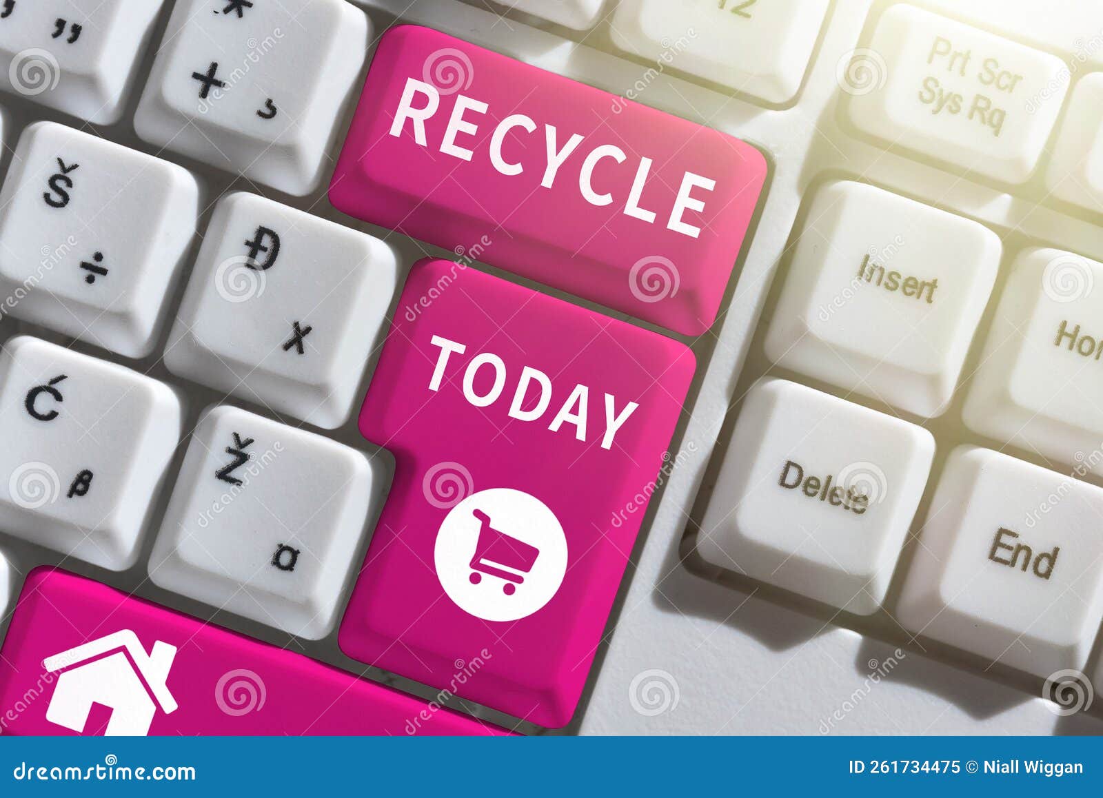 Handwriting Text Recycle. Business Concept Process of Converting Waste ...