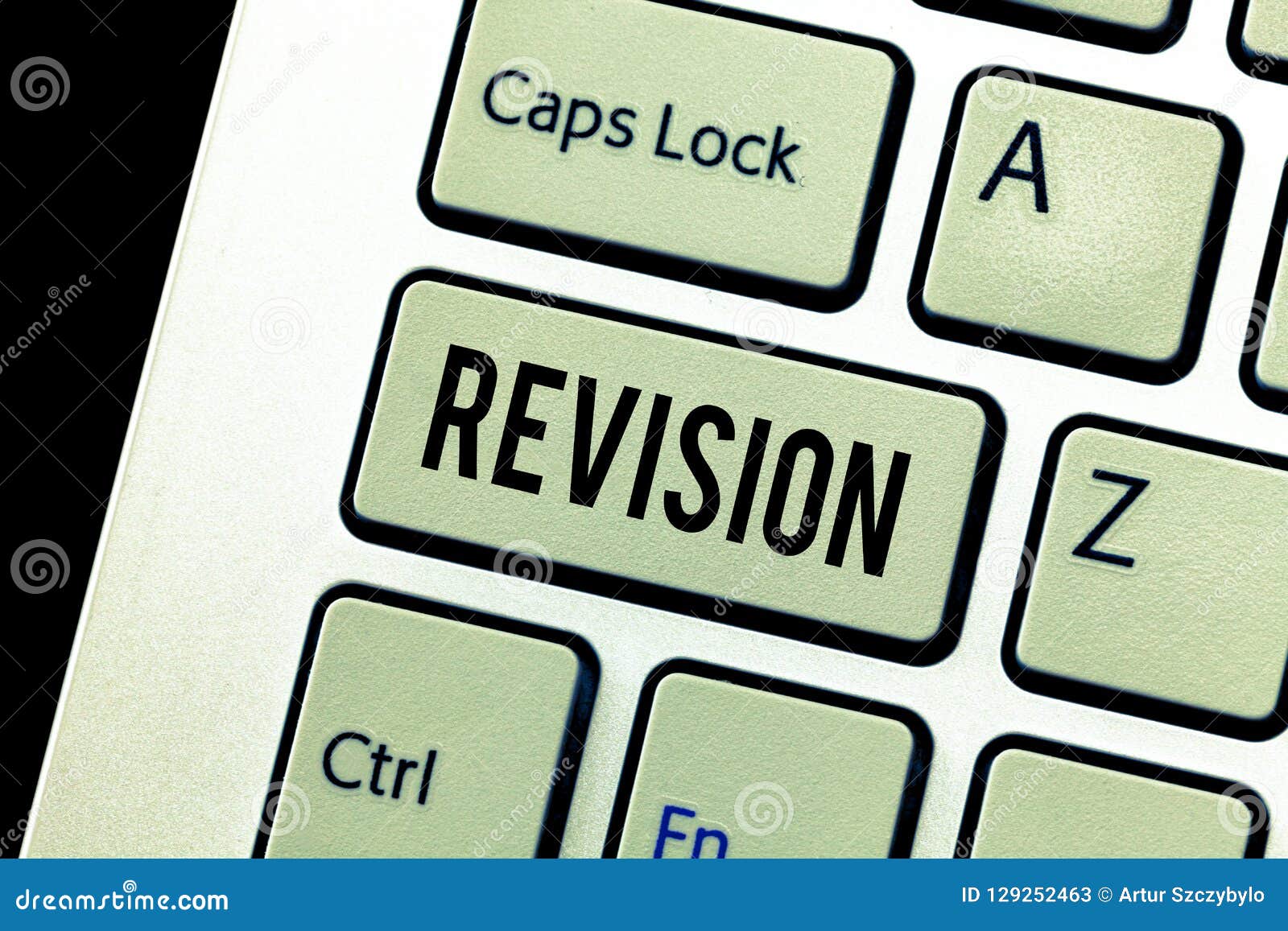 Handwriting Text Revision. Concept Meaning Revised Edition or Form ...