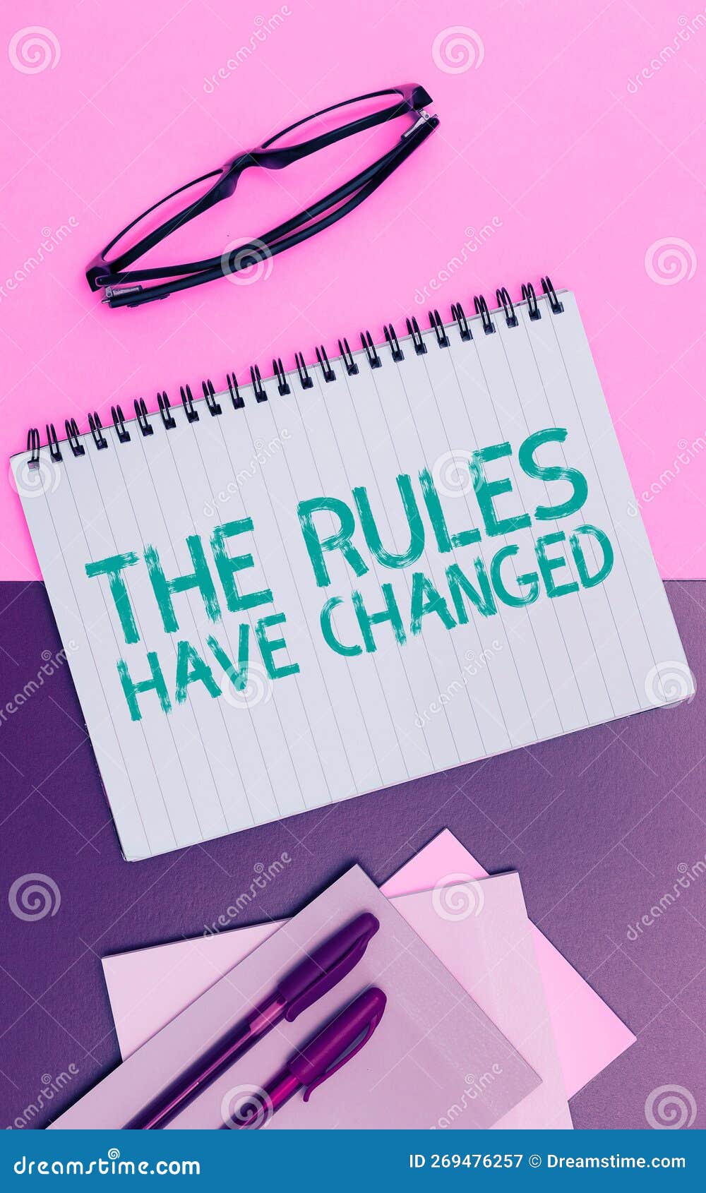 Handwriting Text the Rules Have Changed. Word Written on the Agreement ...