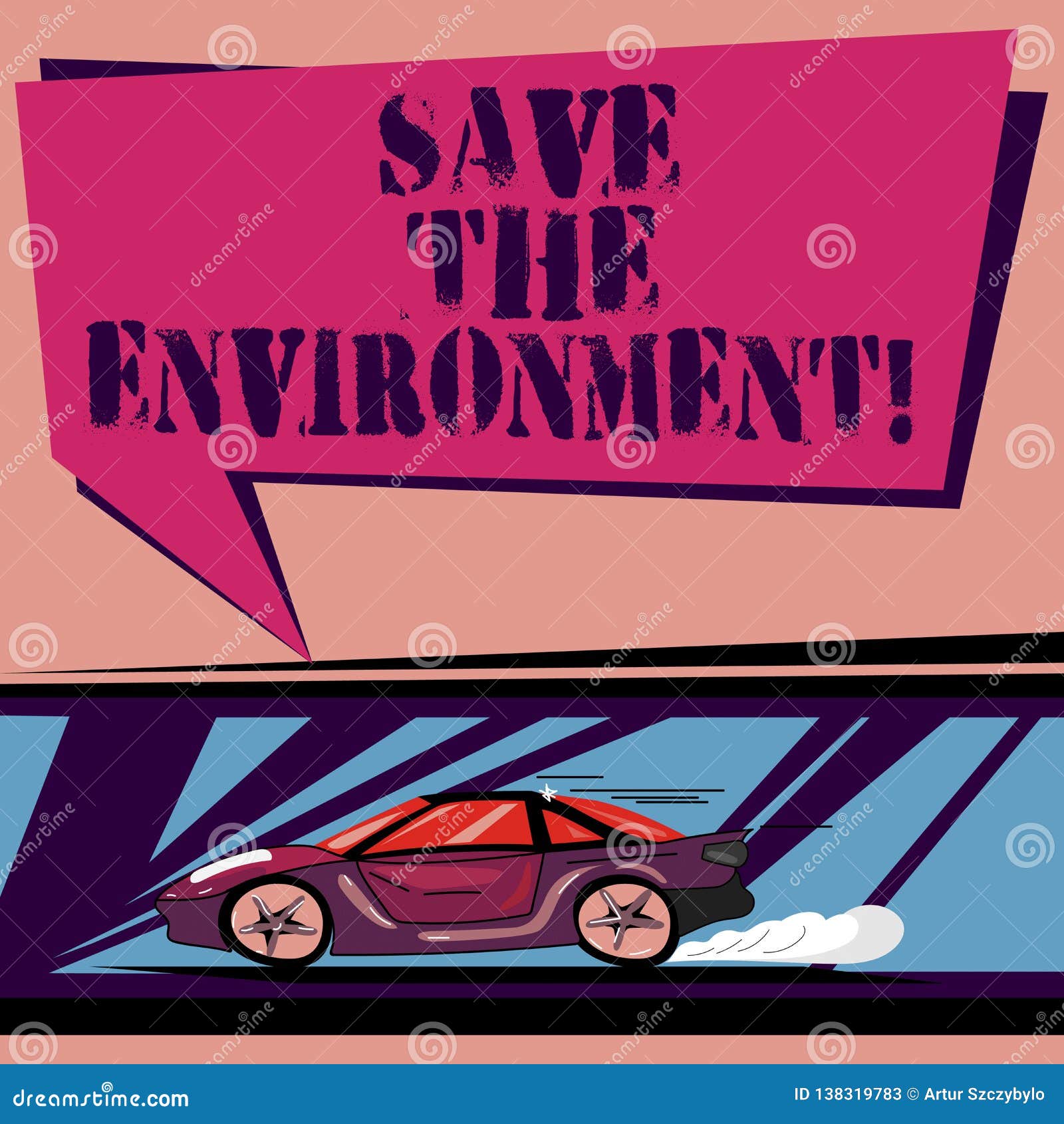 Handwriting Text Save the Environment. Concept Meaning Protecting and ...