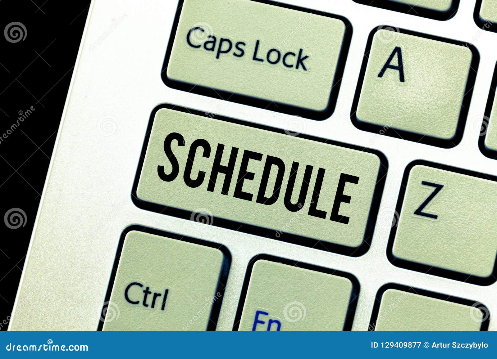 Handwriting Text Schedule. Concept Meaning Plan for Carrying Out ...