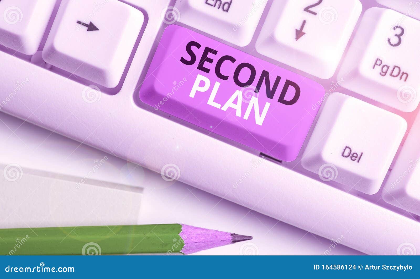 Handwriting Text Second Plan. Concept Meaning Next Set of Decisions ...