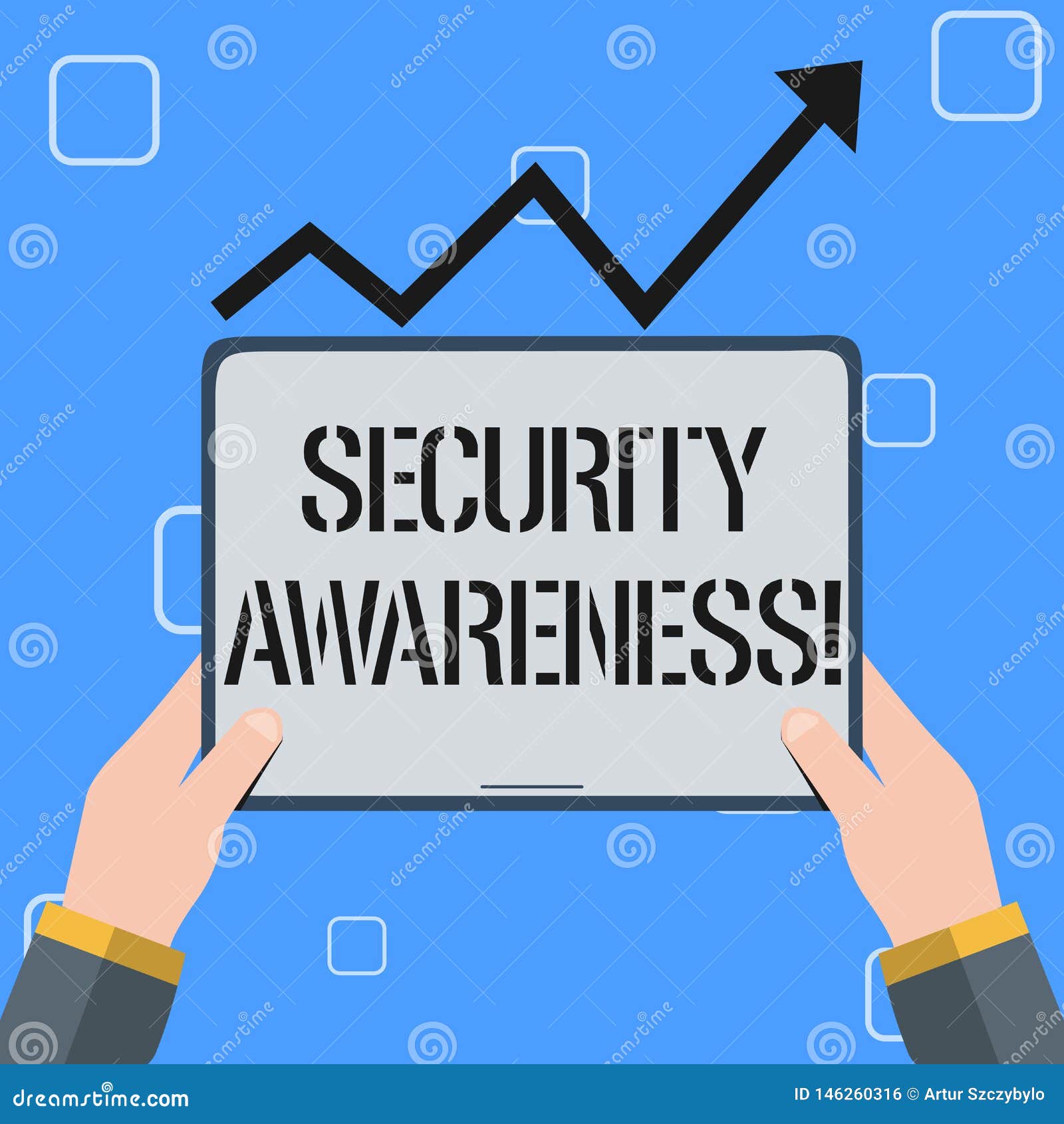 Handwriting Text Security Awareness. Concept Meaning Educating ...