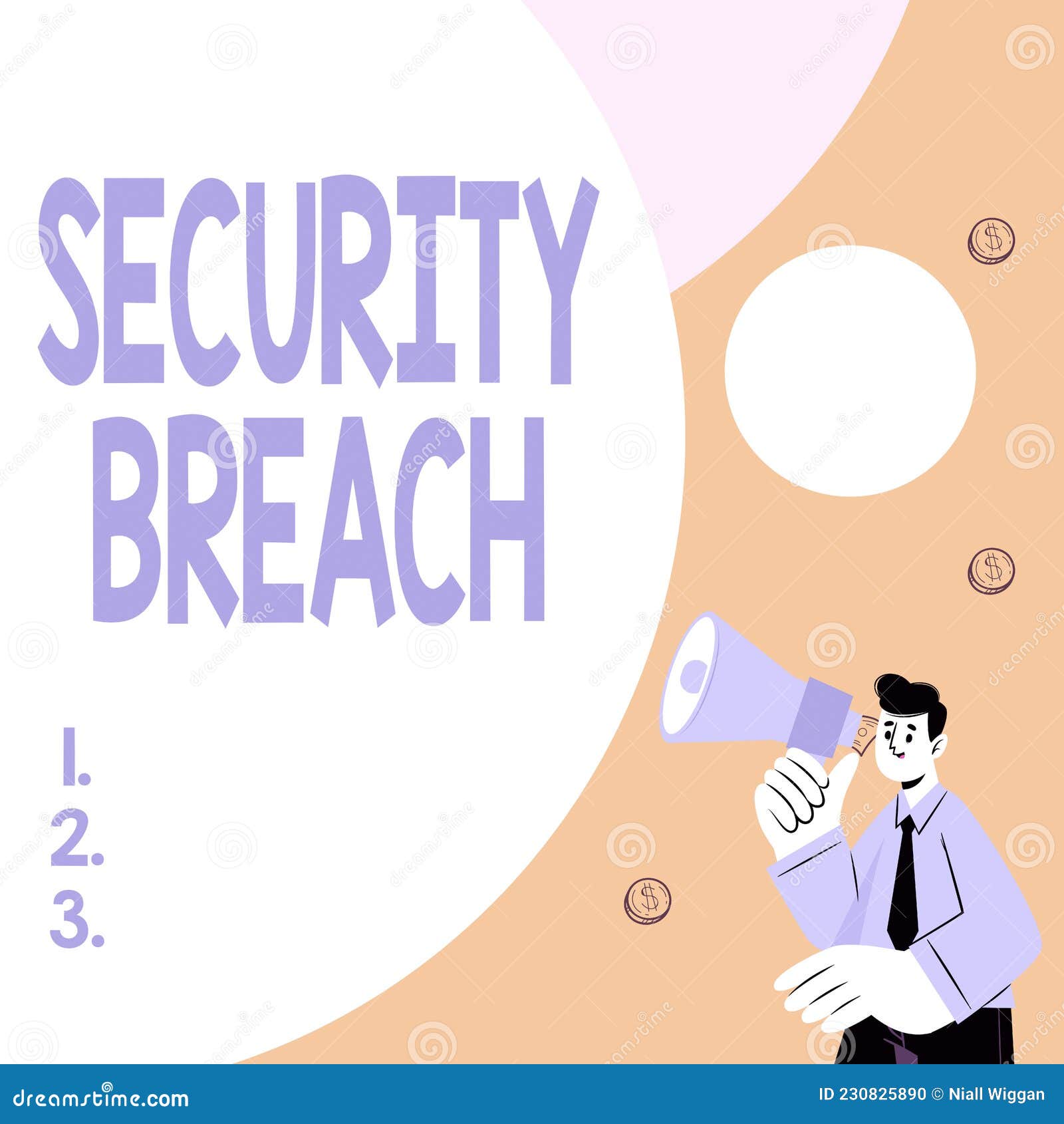 Text Caption Presenting Security Breach. Business Idea Any Incident ...