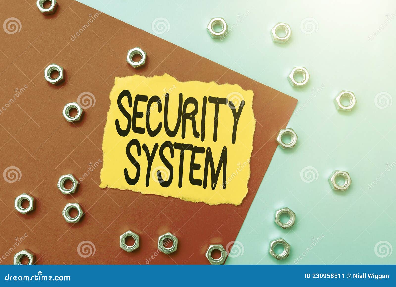 Text Sign Showing Security System. Internet Concept System Designed To ...