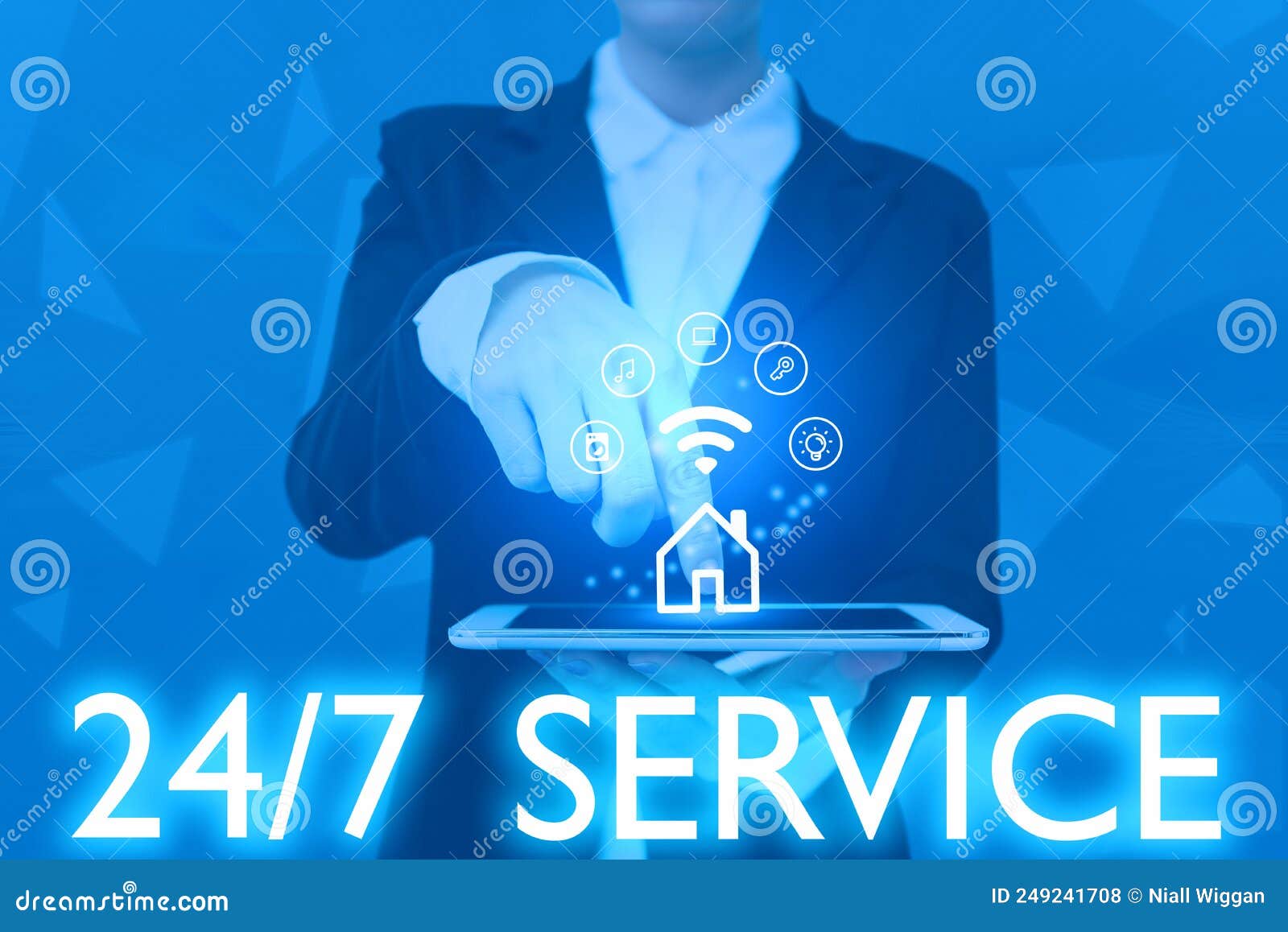 Handwriting Text 24 or 7 Service. Business Idea always Available To ...