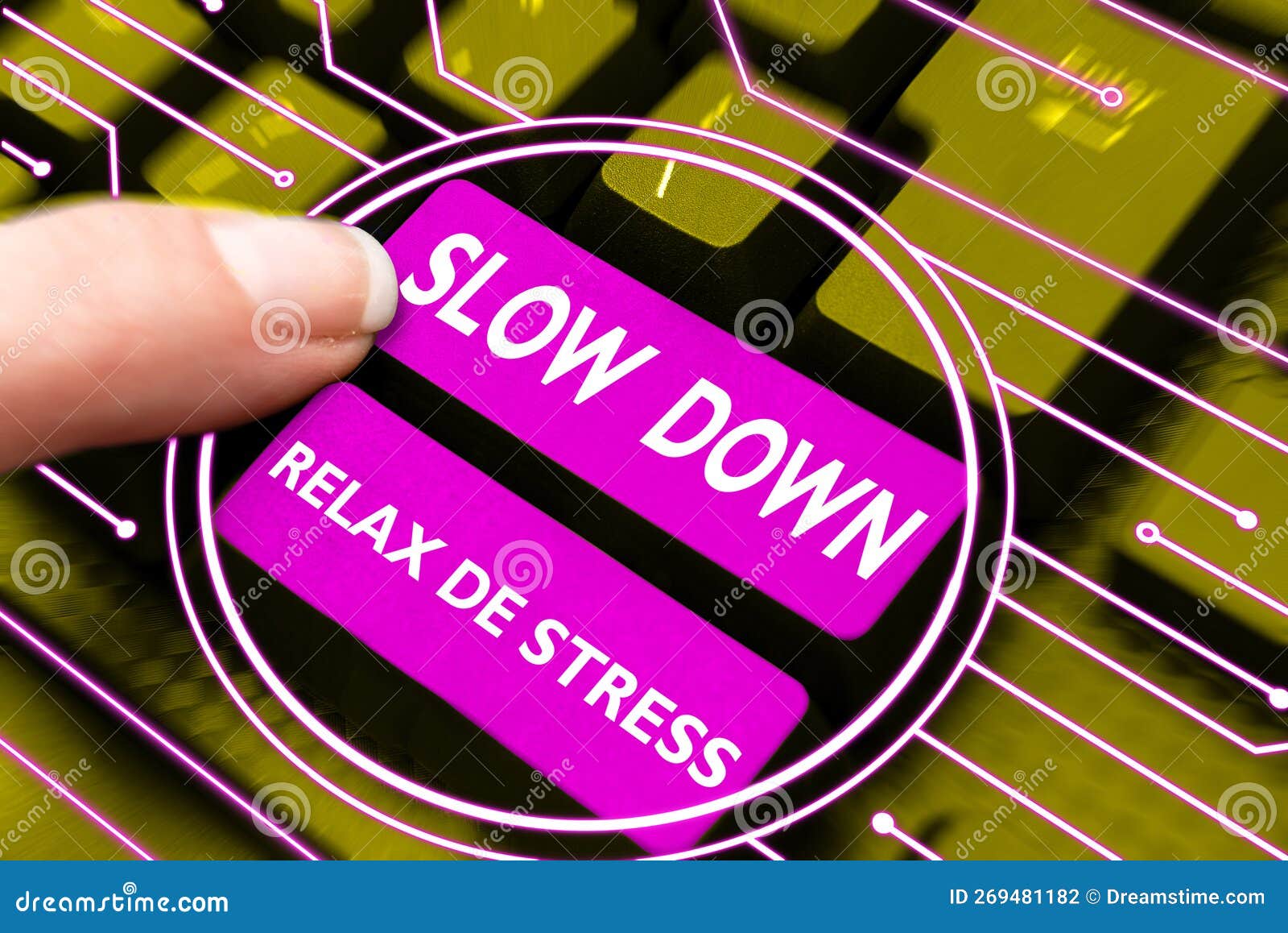 Handwriting Text Slow Down Relax De Stress. Business Idea Have a Break ... Handwriting Text Slow Down Relax De Stress. Business Idea Have a Break ...