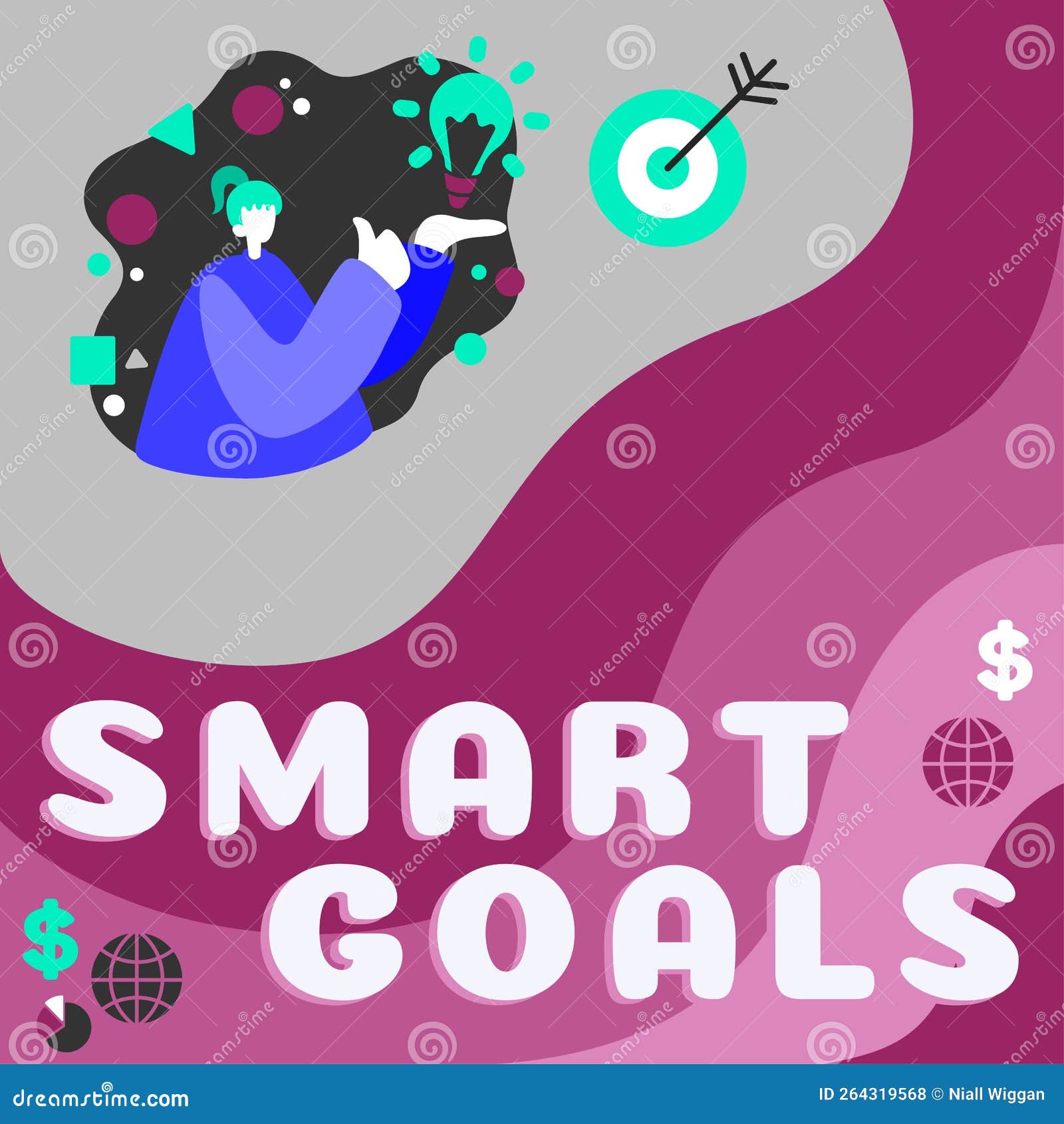 Handwriting Text Smart Goals. Business Overview Mnemonic Used As a ...