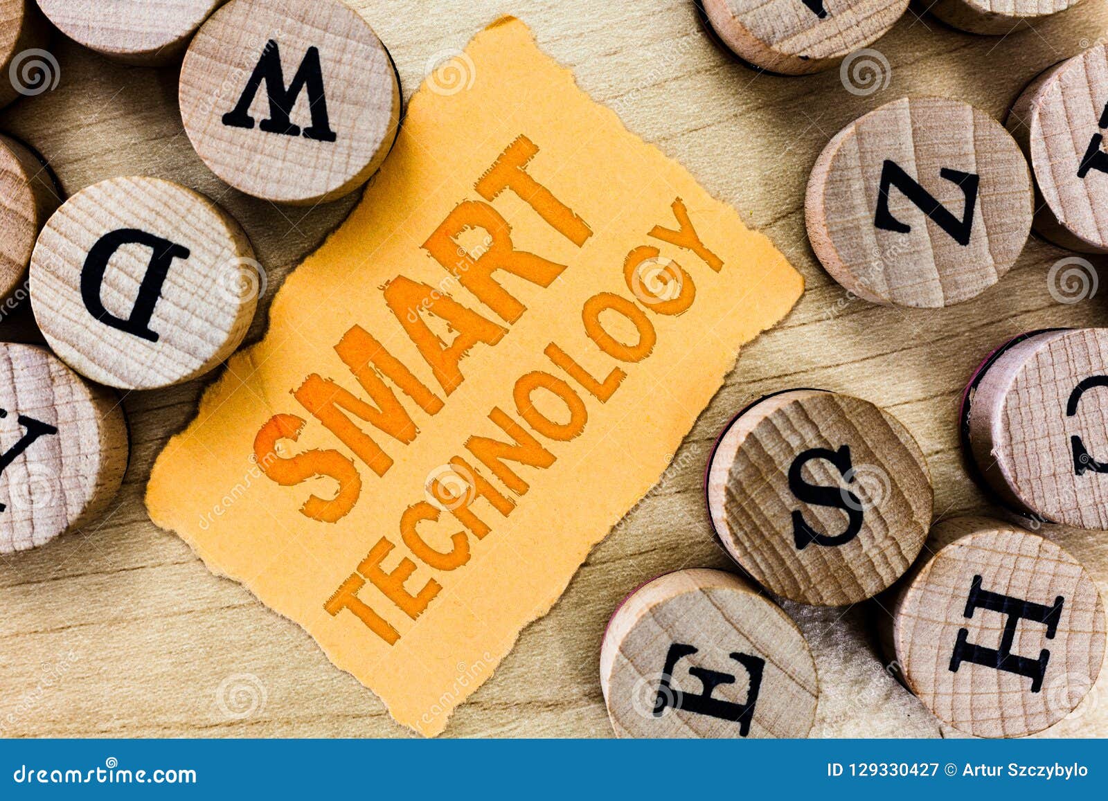 Handwriting Text Smart Technology. Concept Meaning Gadgets or Device ...